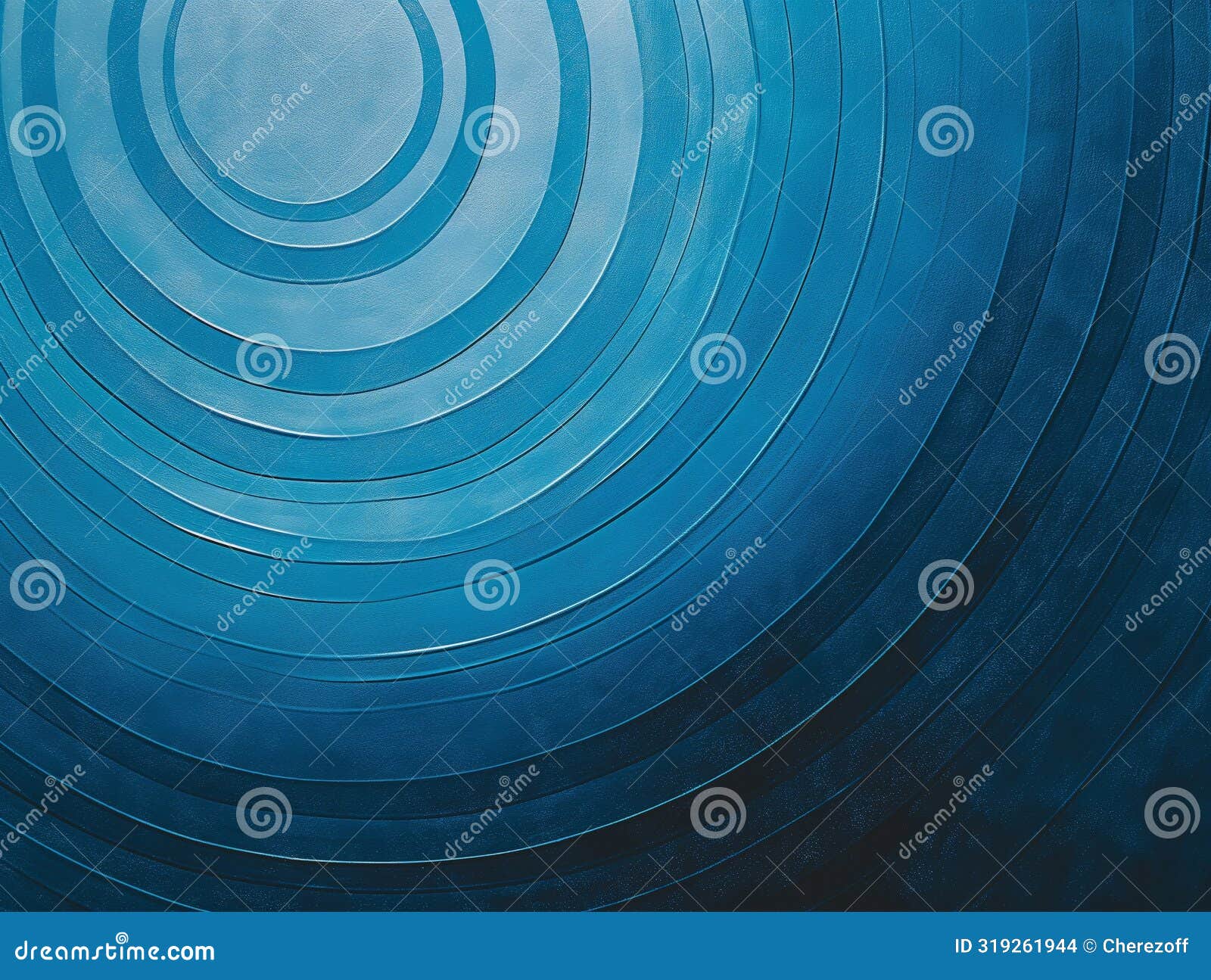 Abstract Blue Concentric Circles Background Stock Photo - Image of ...