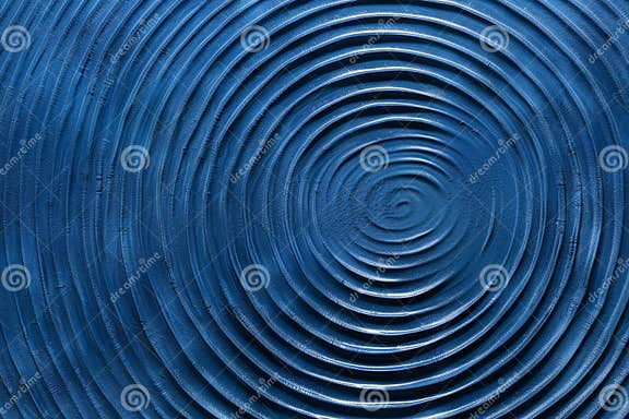Abstract Blue Concentric Circles Create a Mesmerizing, Textured Pattern ...