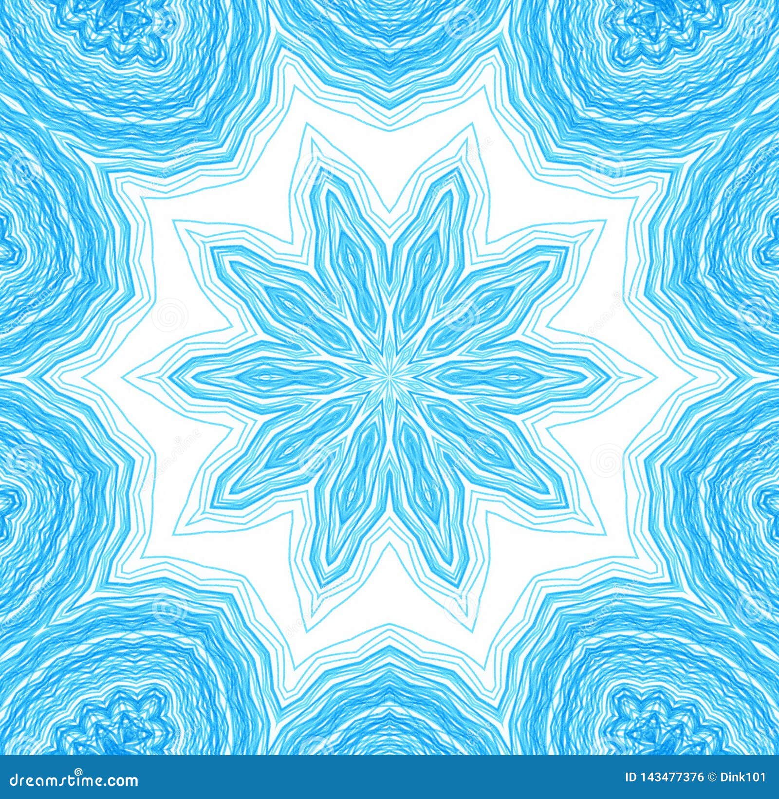 Abstract Blue Concentric Pattern Stock Illustration - Illustration of ...