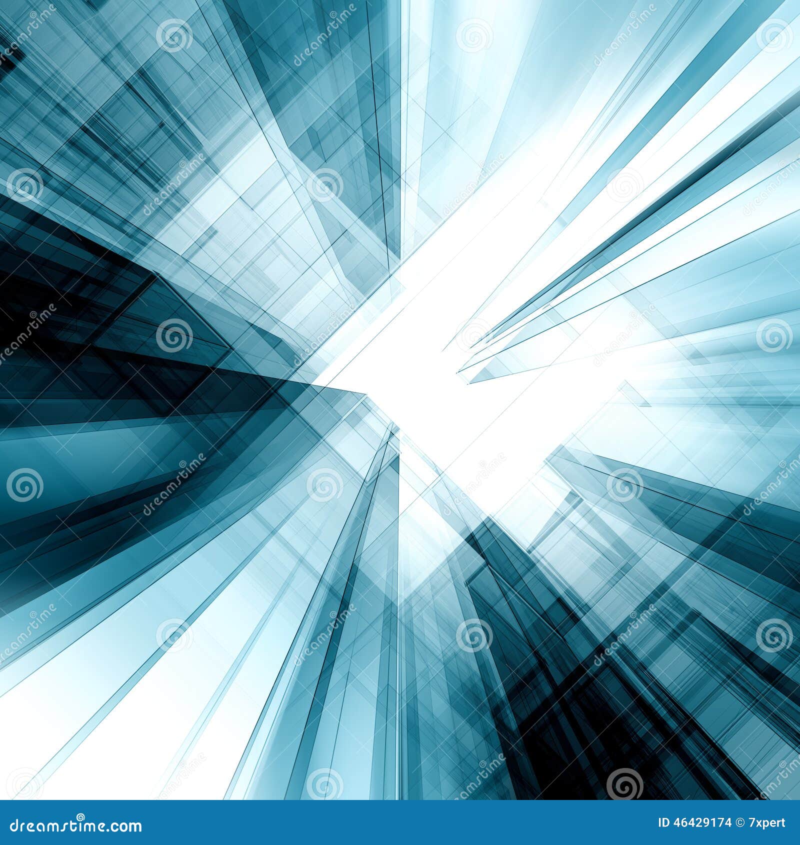 Abstract blue concept stock illustration. Illustration of real - 46429174