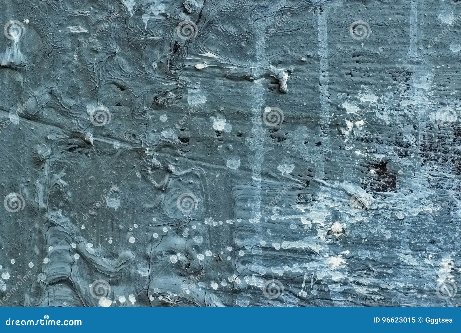 Abstract Blue Concrete Wall Stock Image - Image of cement, plaster ...