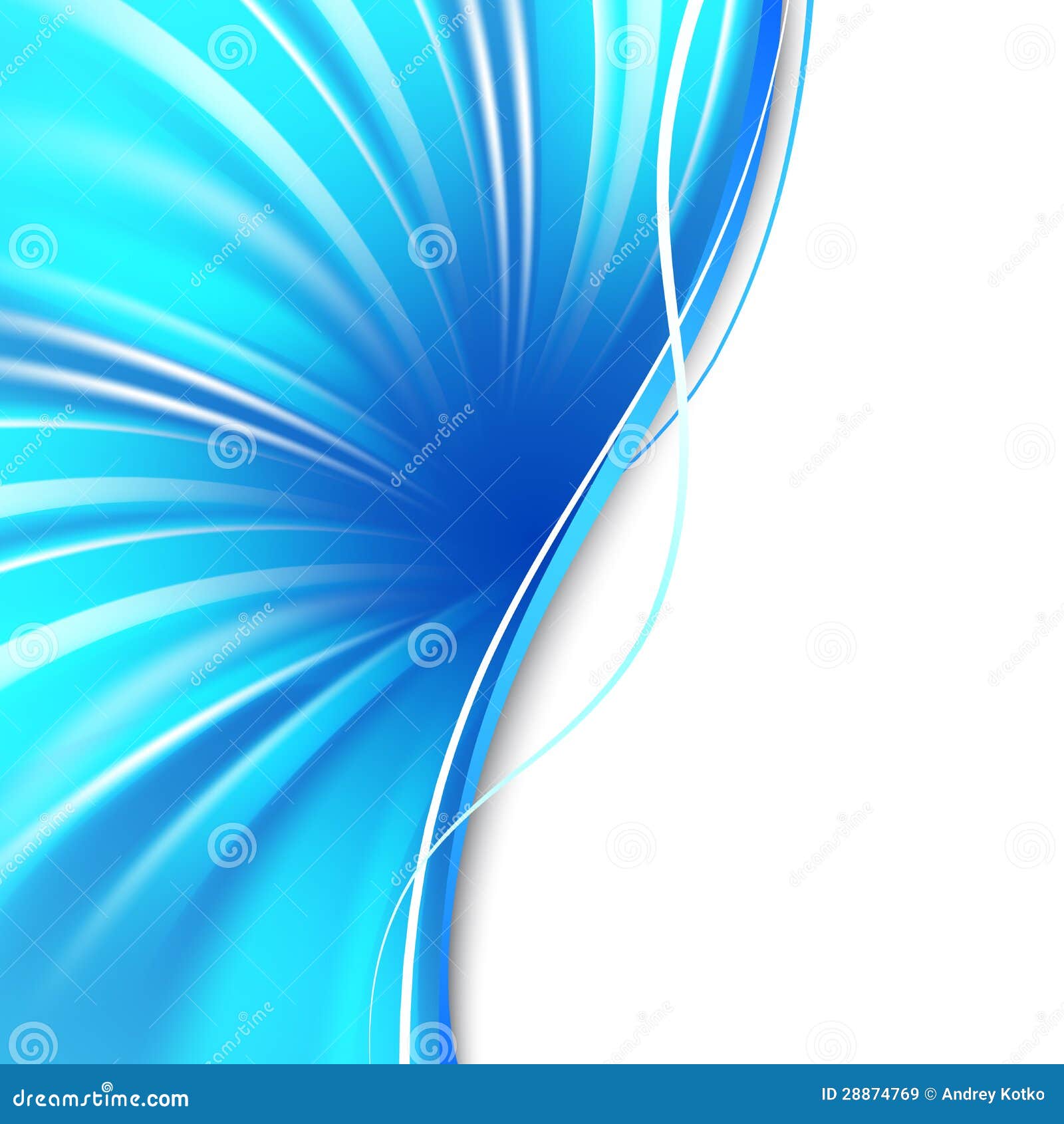 Abstract blue cover. stock vector. Illustration of design - 28874769