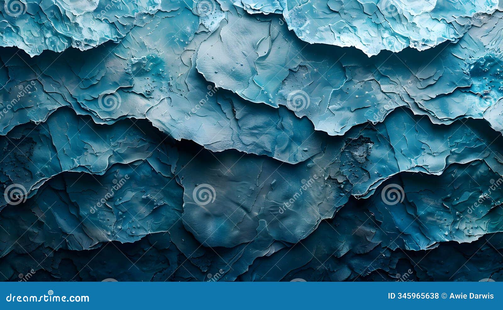 Abstract Blue Cracked Texture Background Stock Photo - Image of ...