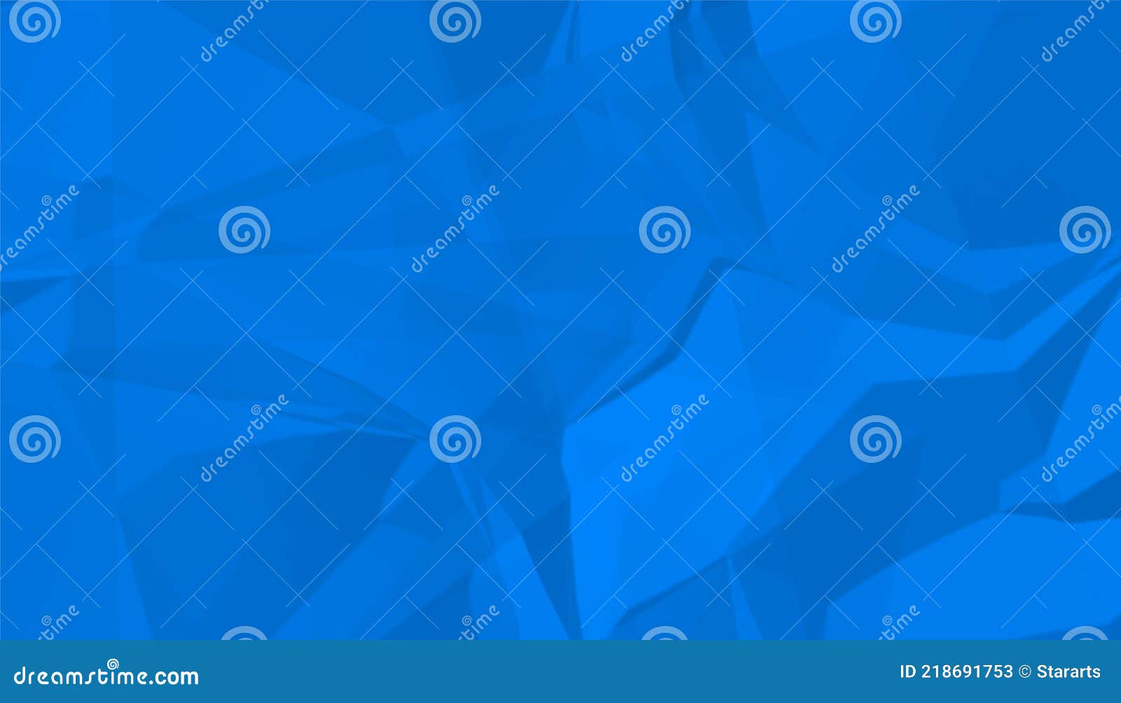 Abstract Blue Crumpled Paper Texture Background Stock Vector ...