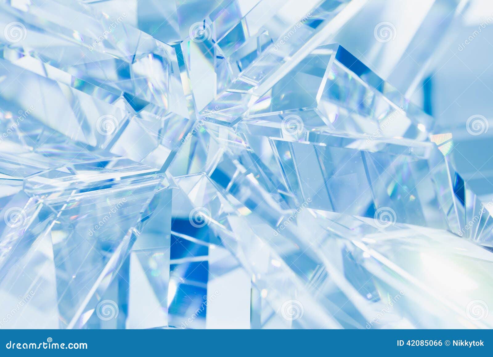 Abstract Blue Crystal Background Stock Photo - Image of ...