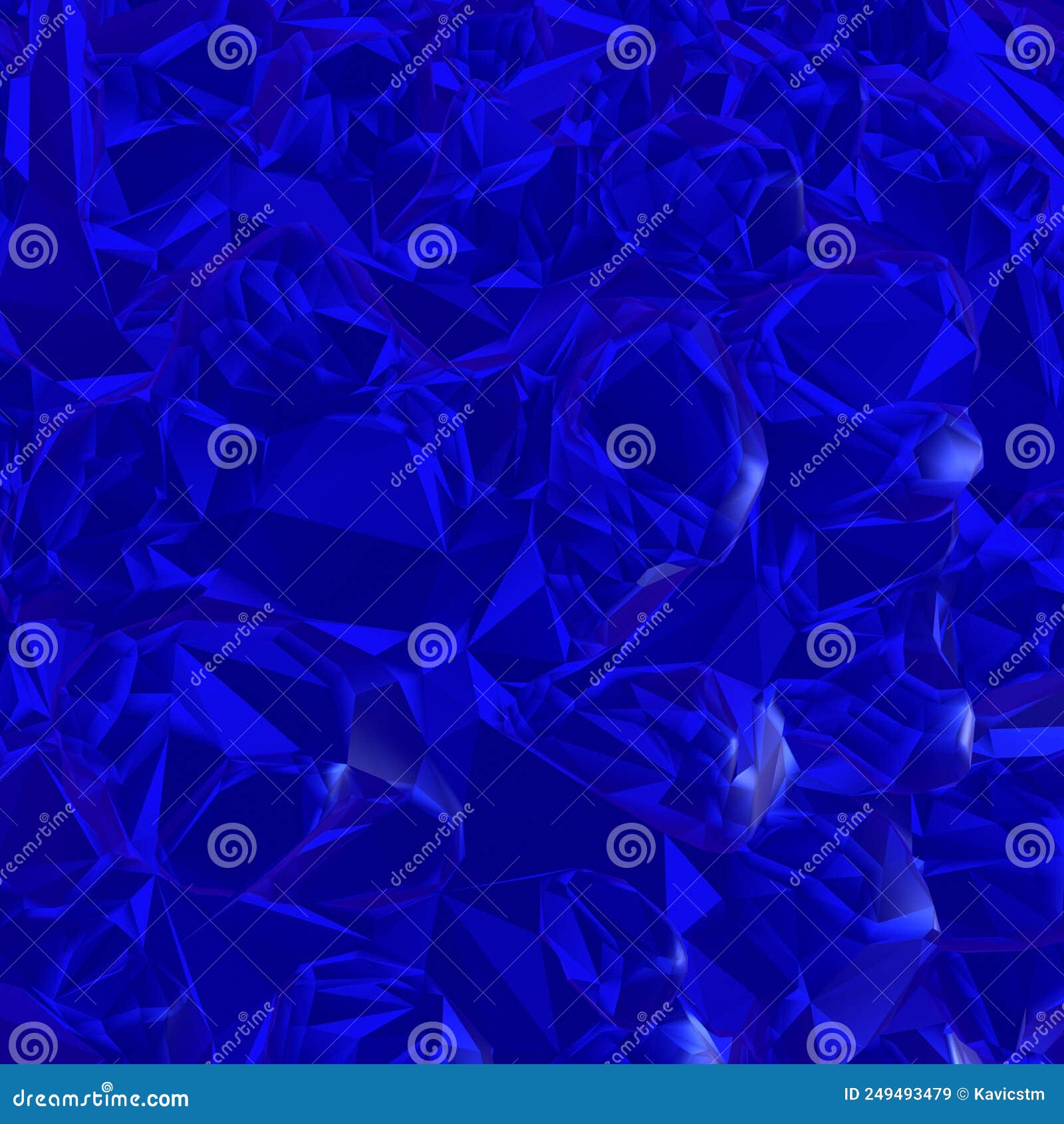 Abstract Blue Crystals Background Stock Illustration - Illustration of ...