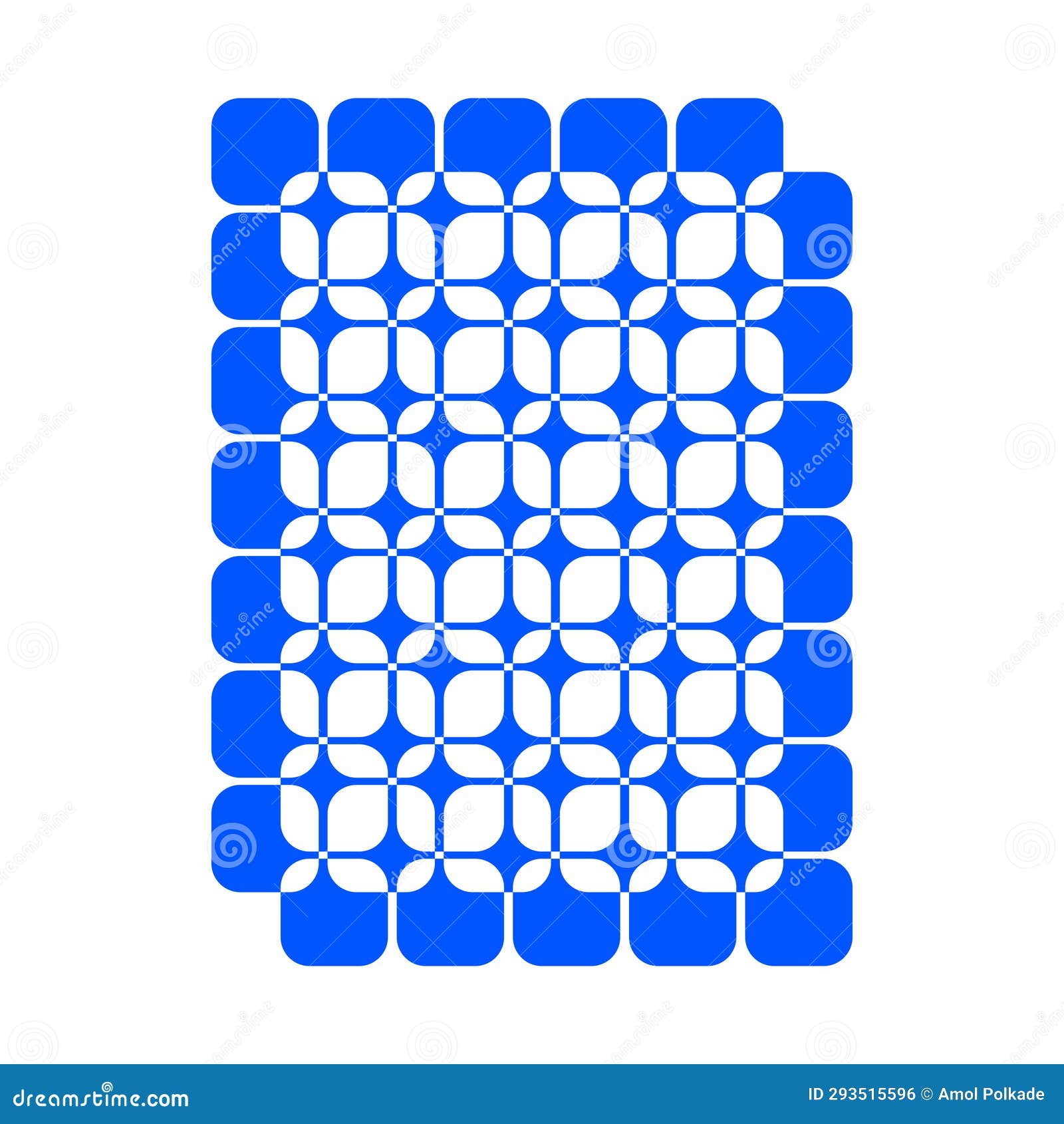 Abstract Blue Curved Square Mat Vector Stock Illustration ...