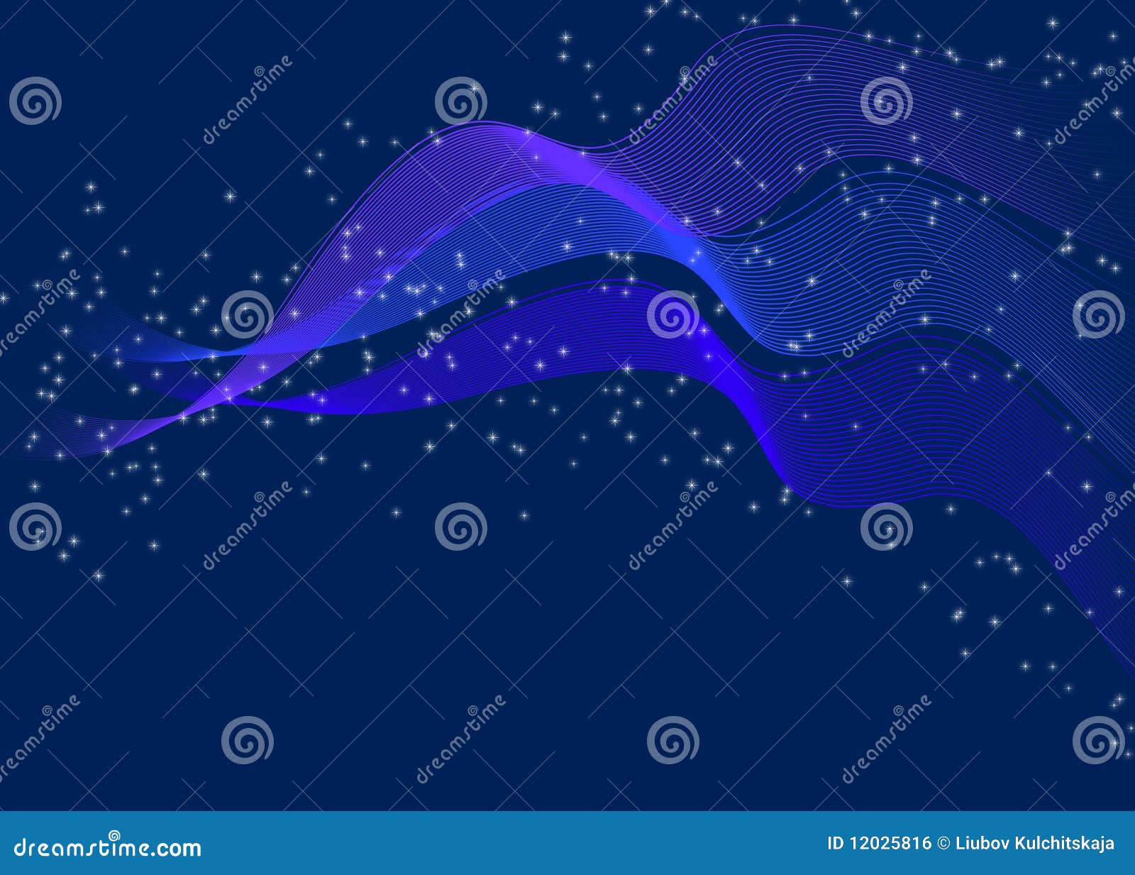 Blue Curves Stock Photography | CartoonDealer.com #1815734