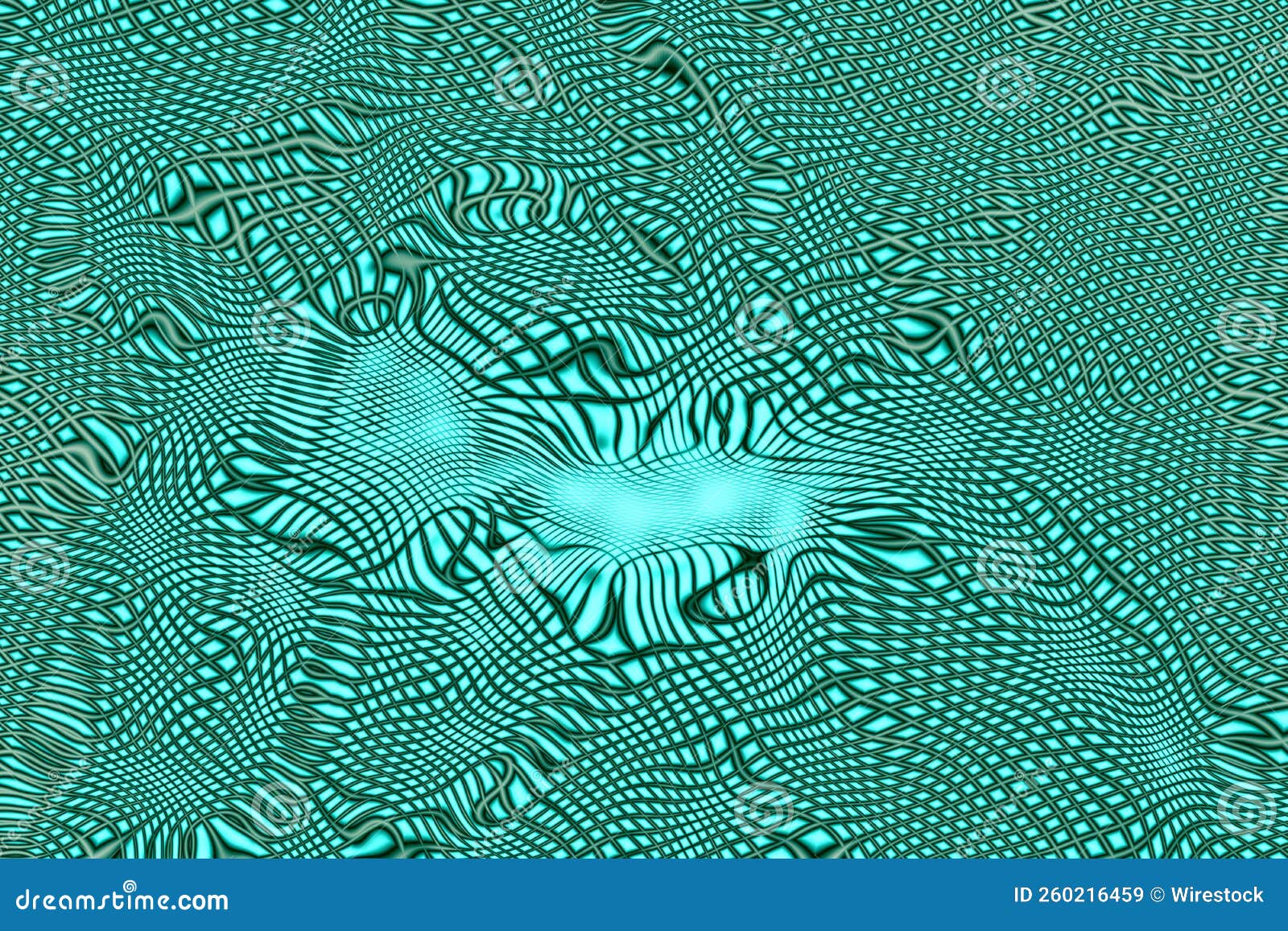 Abstract of Blue Curvy Geometric Lines Wave Pattern Texture. a ...