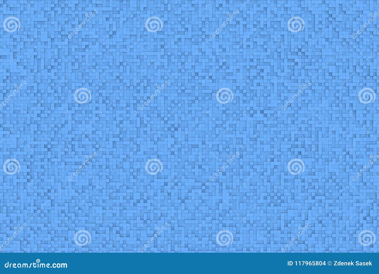 Abstract Blue 3d Geometric Small Cube Background Design Pattern Stock ...