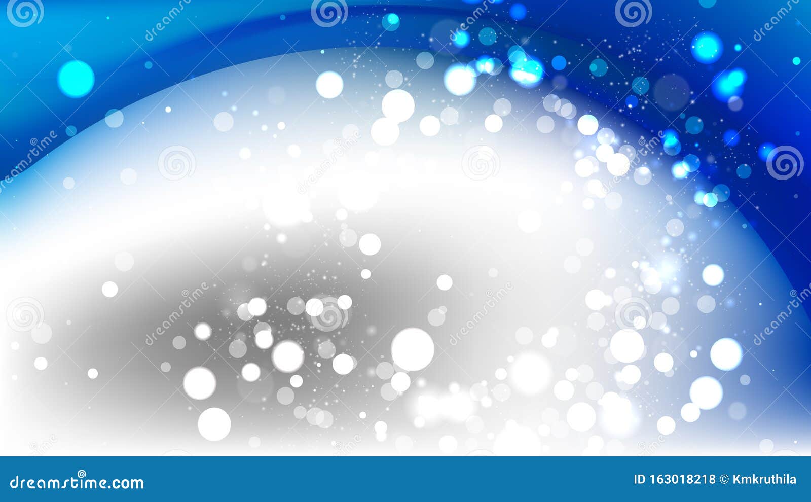 Abstract Blue Defocused Lights Background Image Stock Vector ...