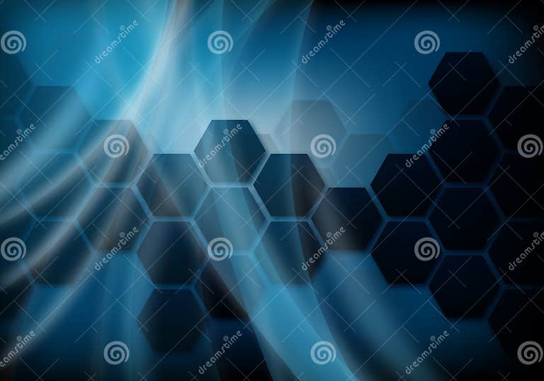 Abstract blue design stock illustration. Illustration of structure ...