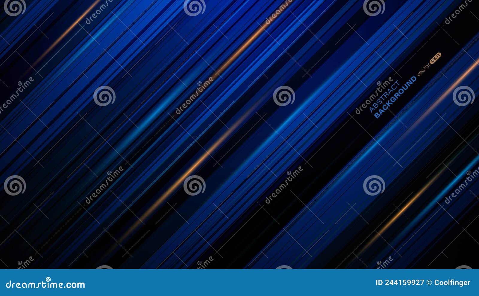 Abstract Blue Diagonal Line Striped Background Stock Vector ...