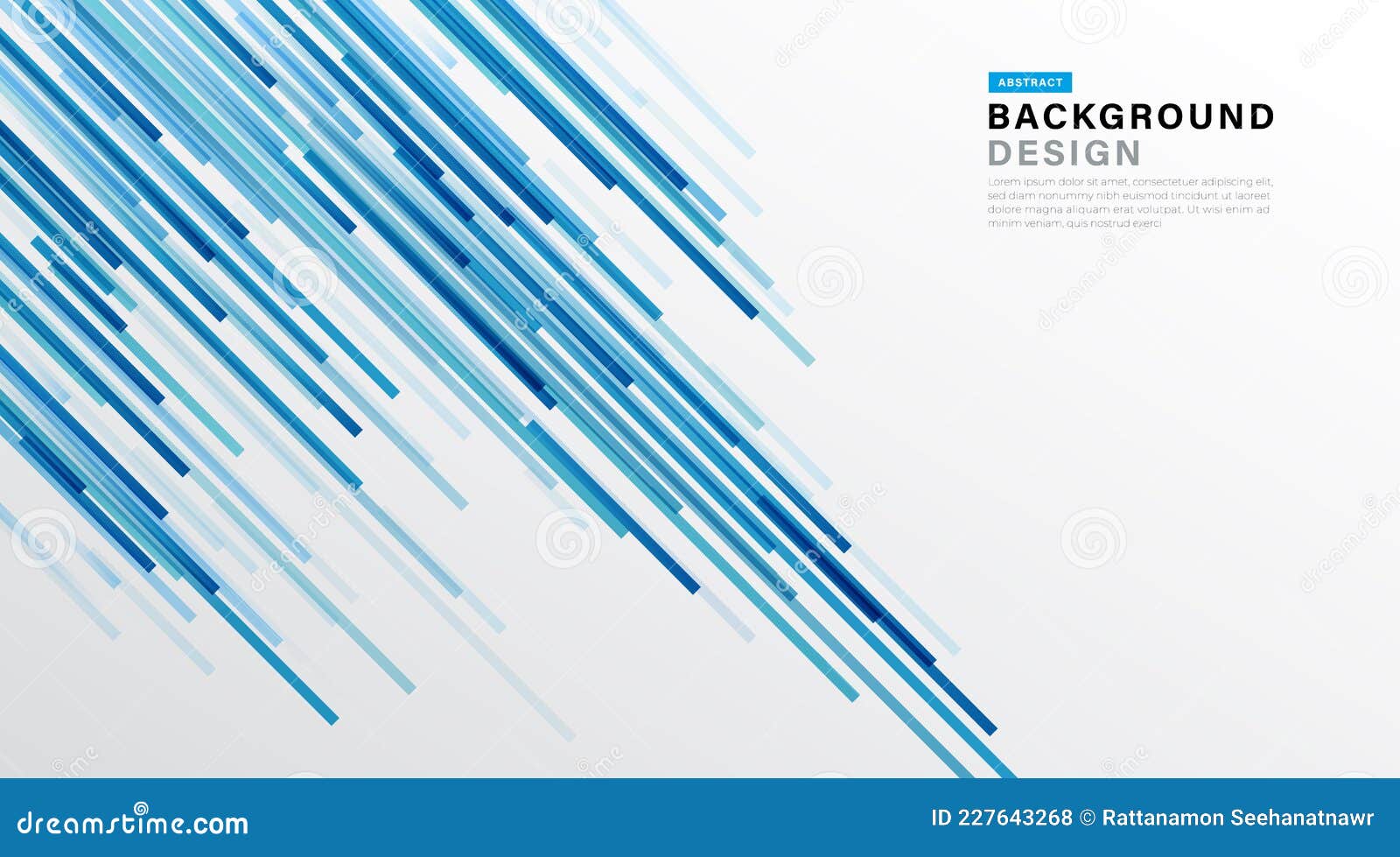 Abstract Blue Diagonal Lines Vector on White Background. Overlapped ...