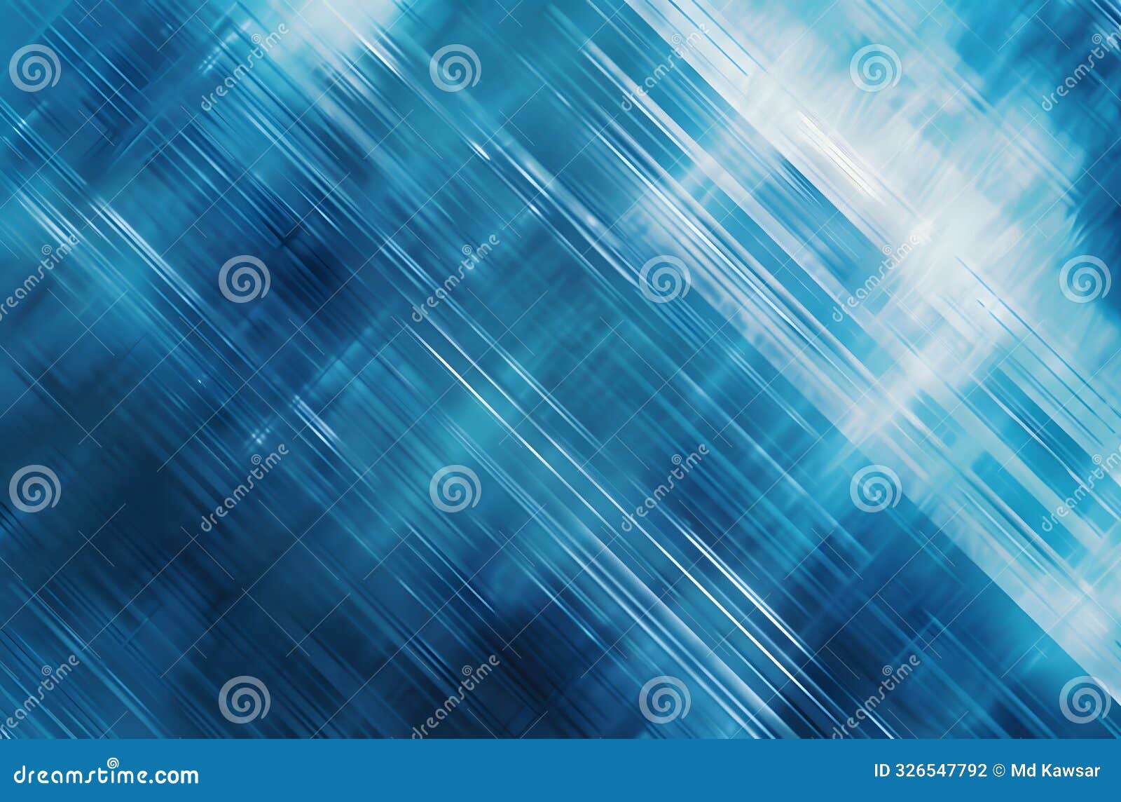 Abstract Blue Digital Background with Blurry Lines Stock Illustration ...