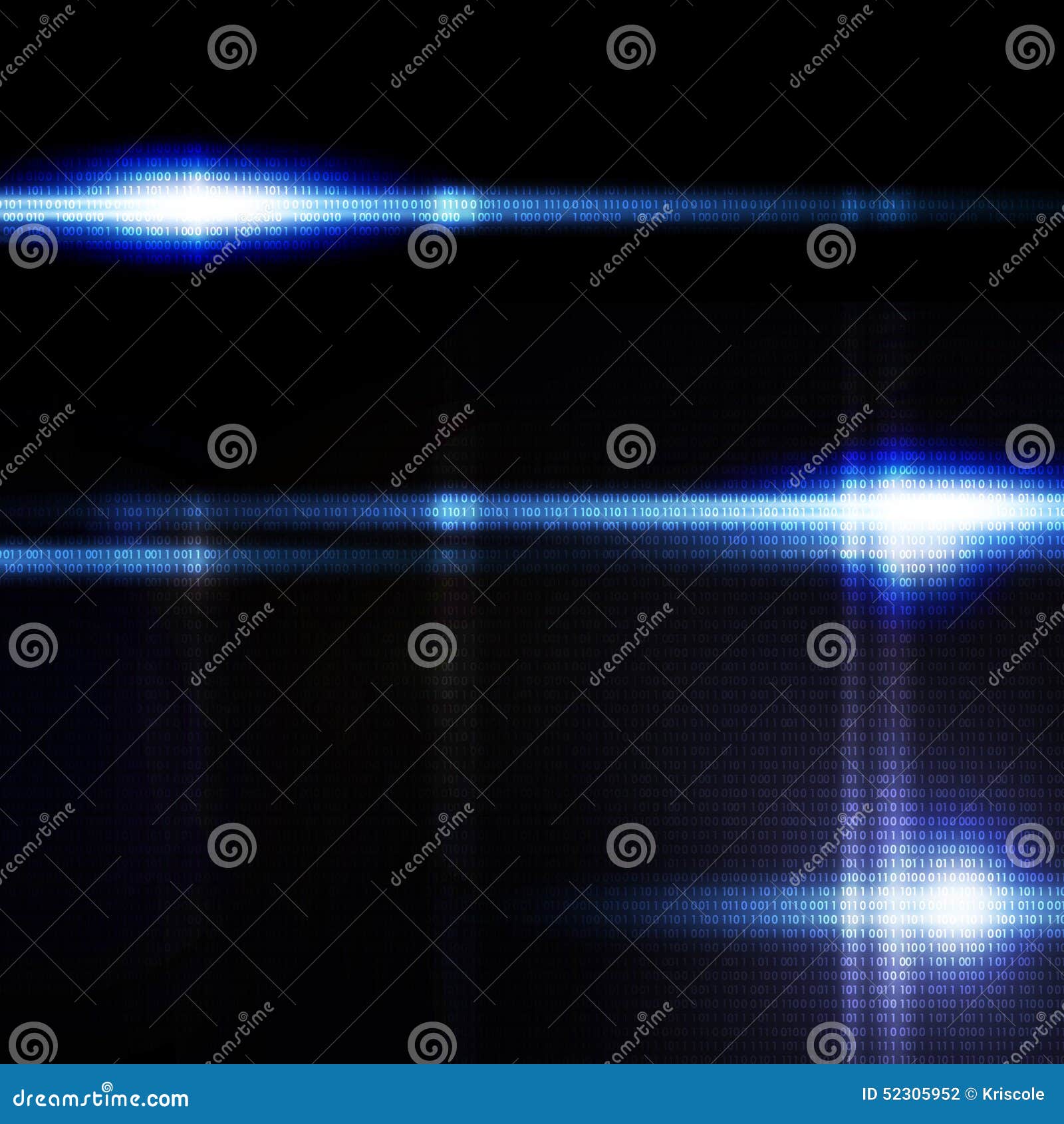 Abstract Blue Digital Background, the Flash on Stock Photo - Image of ...