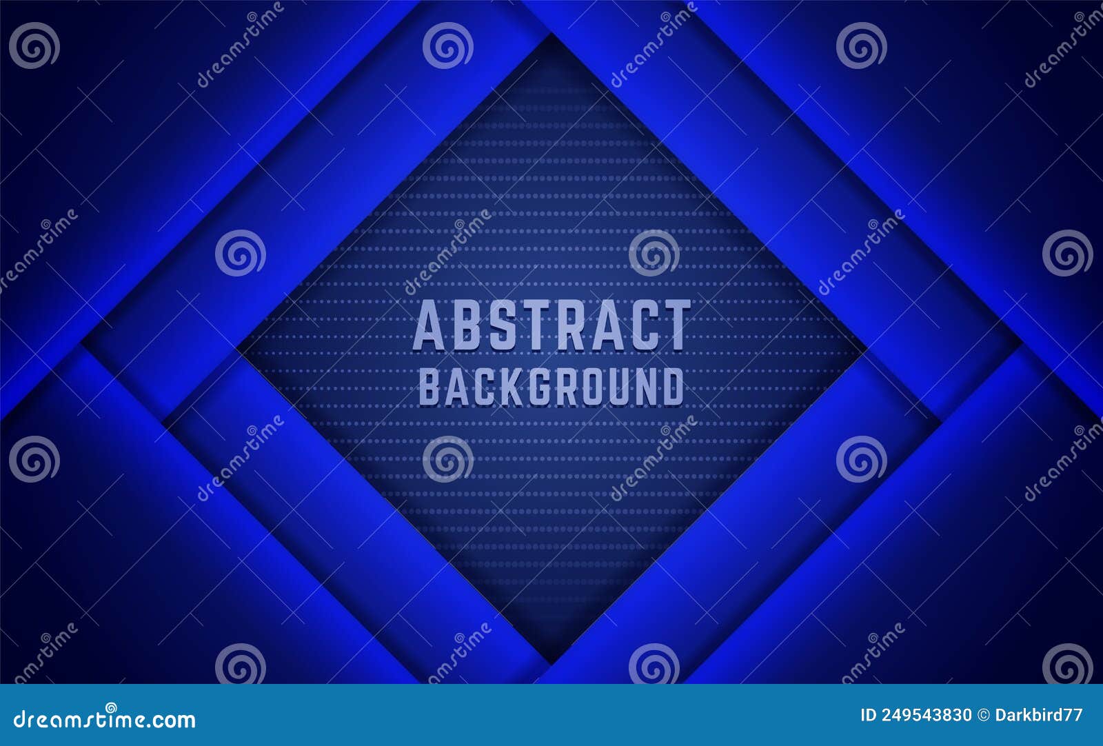 Abstract Blue Dot Lines Shapes Vector Background Stock Vector ...