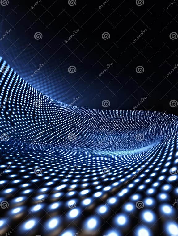 Abstract Blue Dot Vortex a Mesmerizing Abstract Pattern of Blue Dots ...