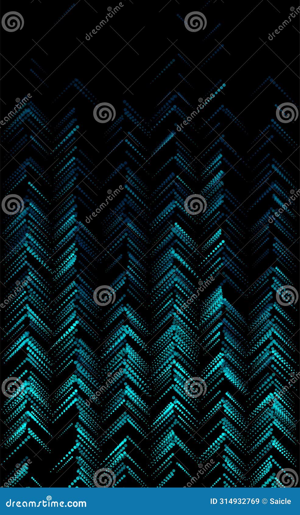 Abstract Blue Dotted Arrows Geometric Tech Background Stock ...