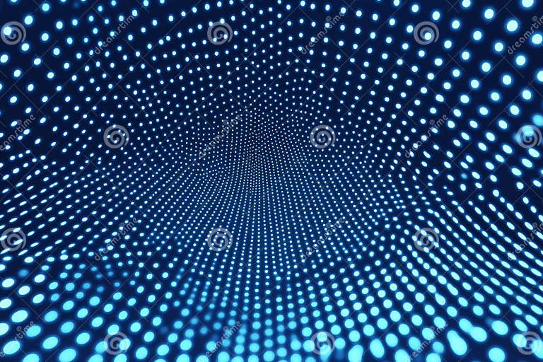 Abstract Blue Dotted Background Stock Illustration - Illustration of ...