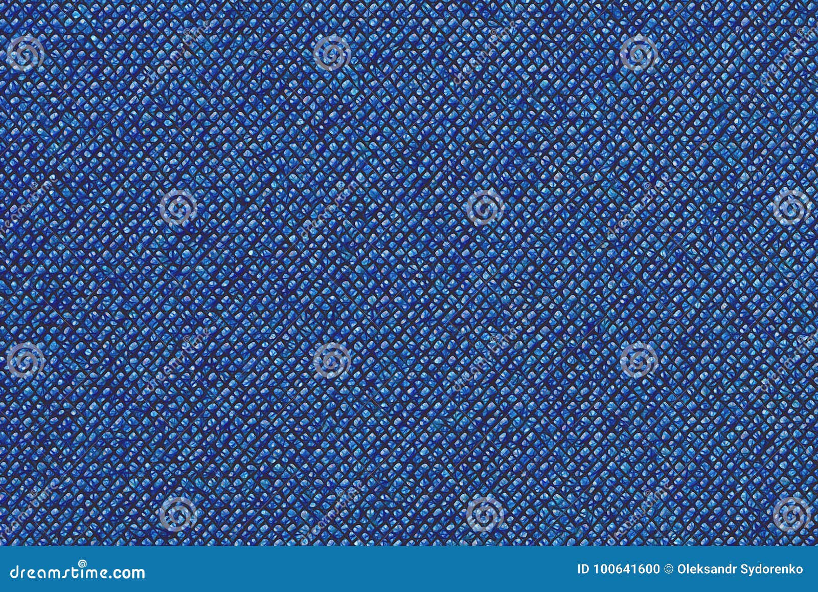 Abstract Blue Dotted Illustration. Seamless Texture Stock Illustration ...
