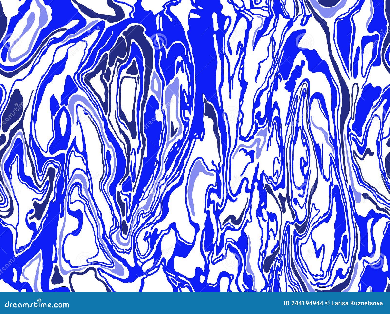 Abstract Blue Drawing, Backgrounds and Textures Stock Illustration ...
