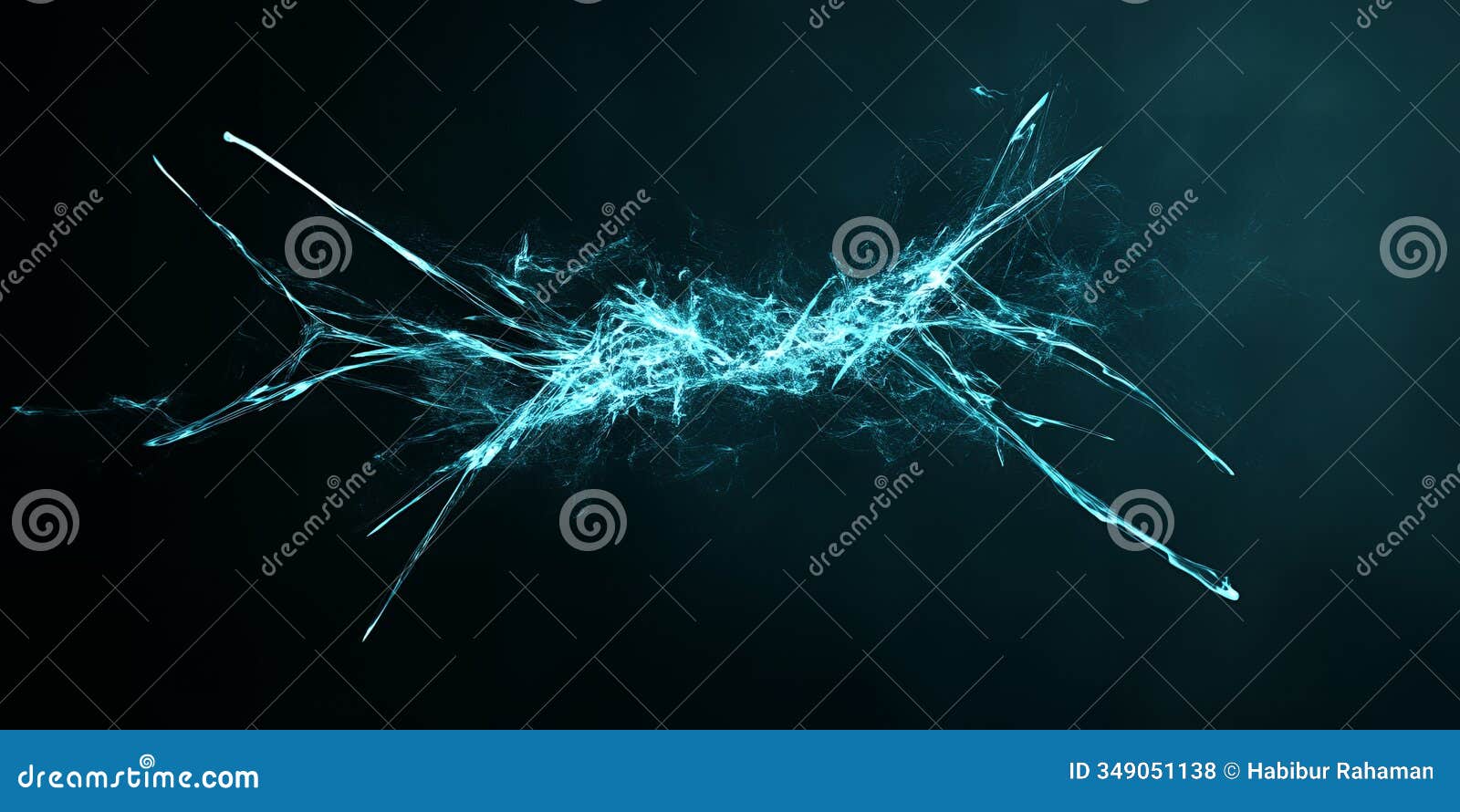 Abstract blue energy burst stock illustration. Illustration of dynamic ...