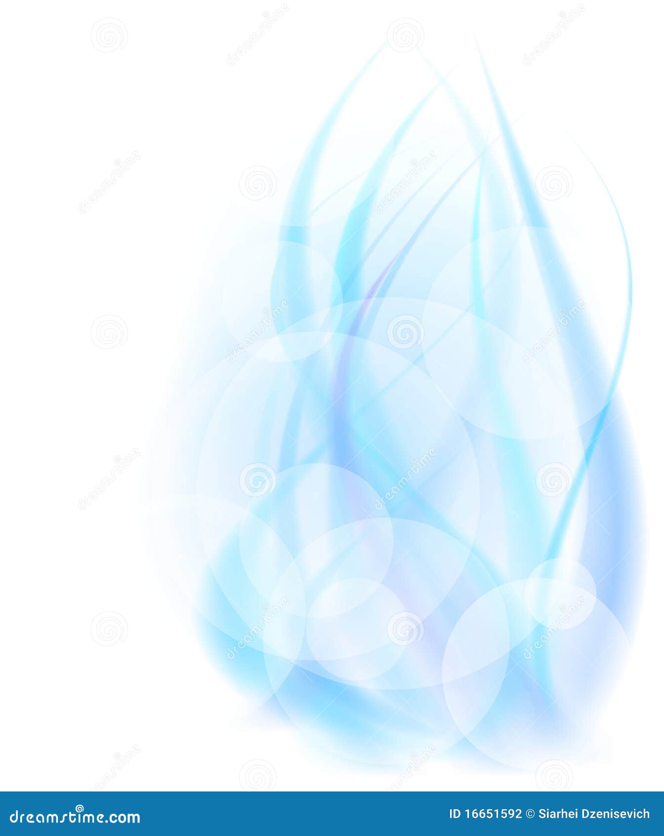 Abstract blue energy flame stock vector. Illustration of curve - 16651592