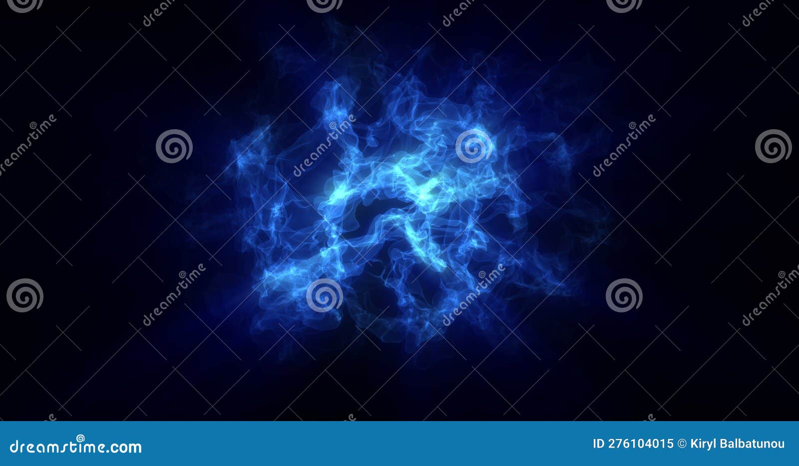 Abstract Blue Energy Magical Waves Stock Illustration - Illustration of ...