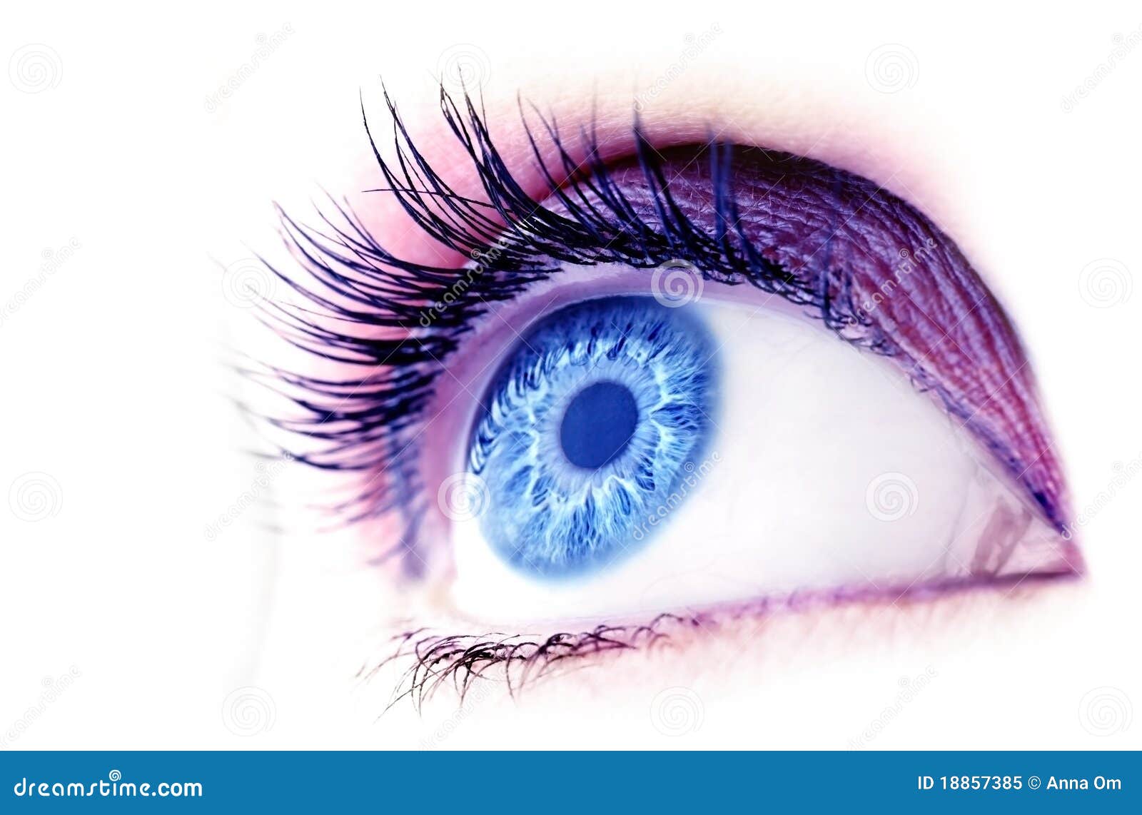 Abstract blue eye stock image. Image of beauty, eyelash - 18857385