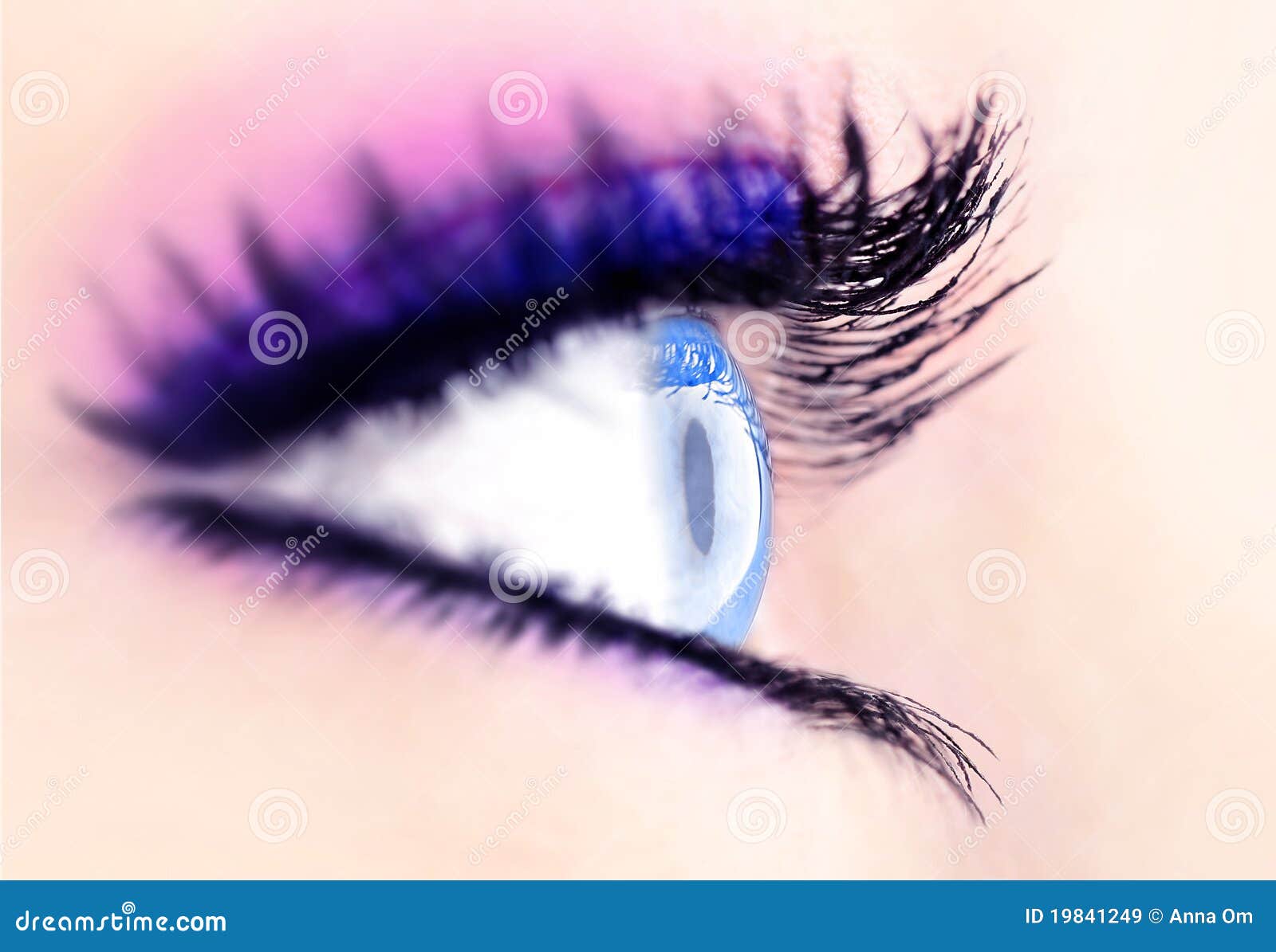 Abstract blue eye stock image. Image of beautiful, focus - 19841249