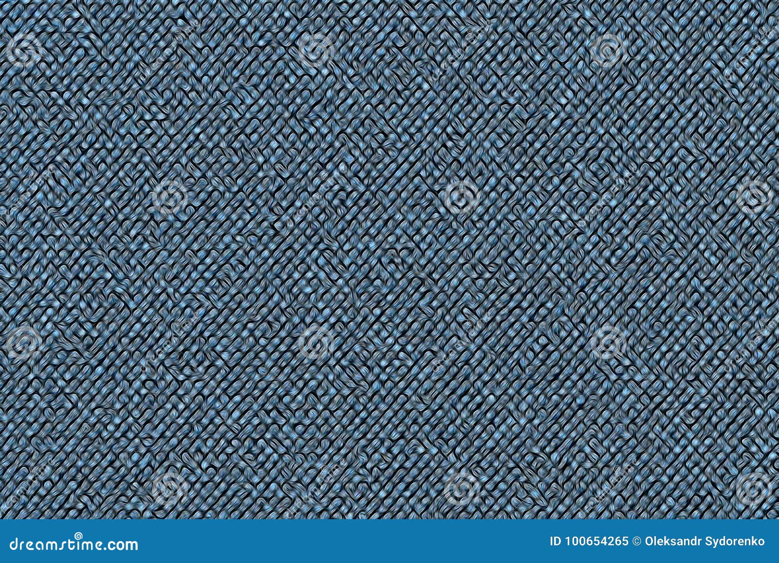 Abstract Blue Fabric Illustration. Seamless Texture Stock Illustration ...