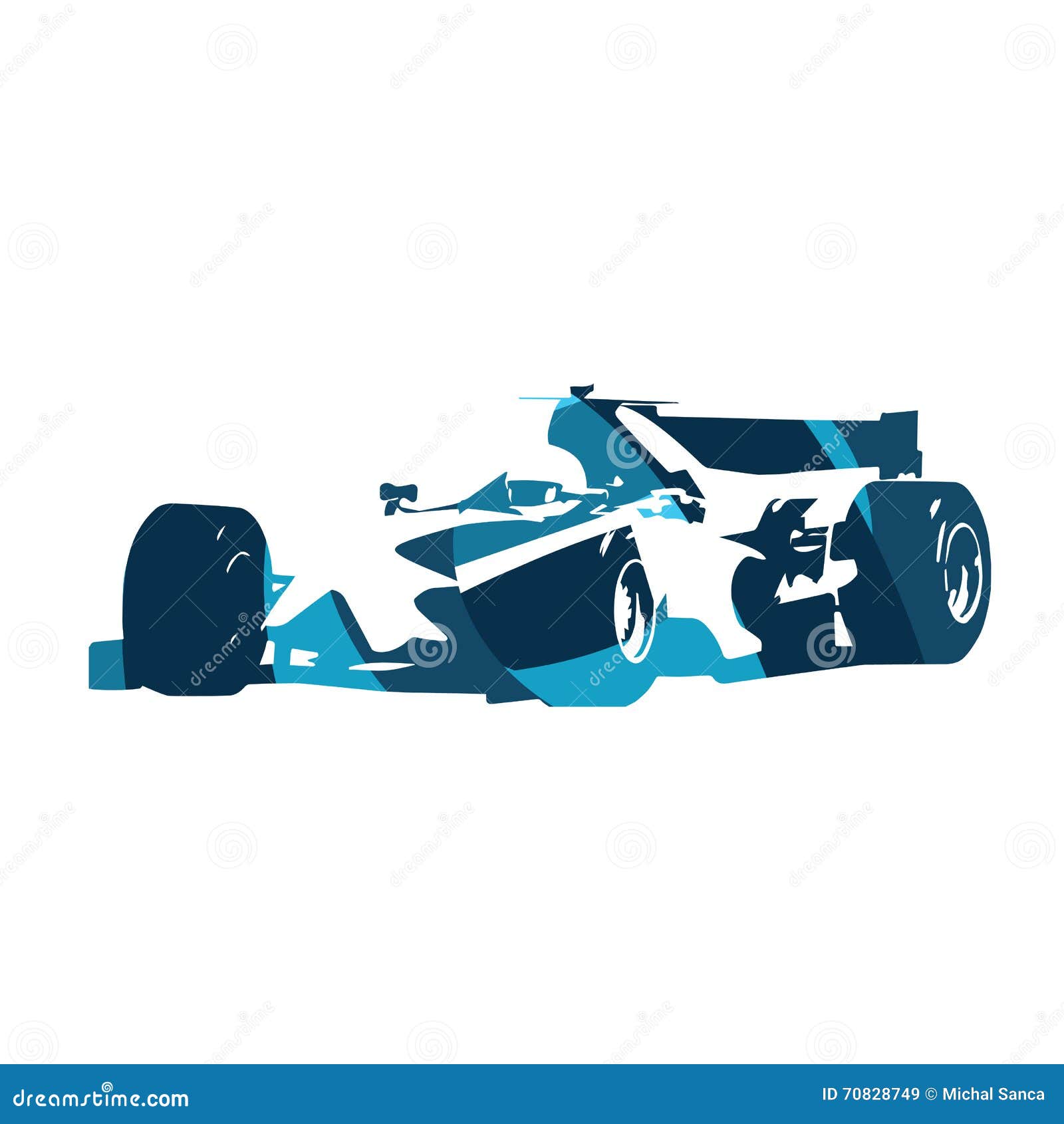Formula Racing Car, Abstract Vector Silhouette | CartoonDealer.com ... Formula Racing Car, Abstract Vector Silhouette | CartoonDealer.com ...