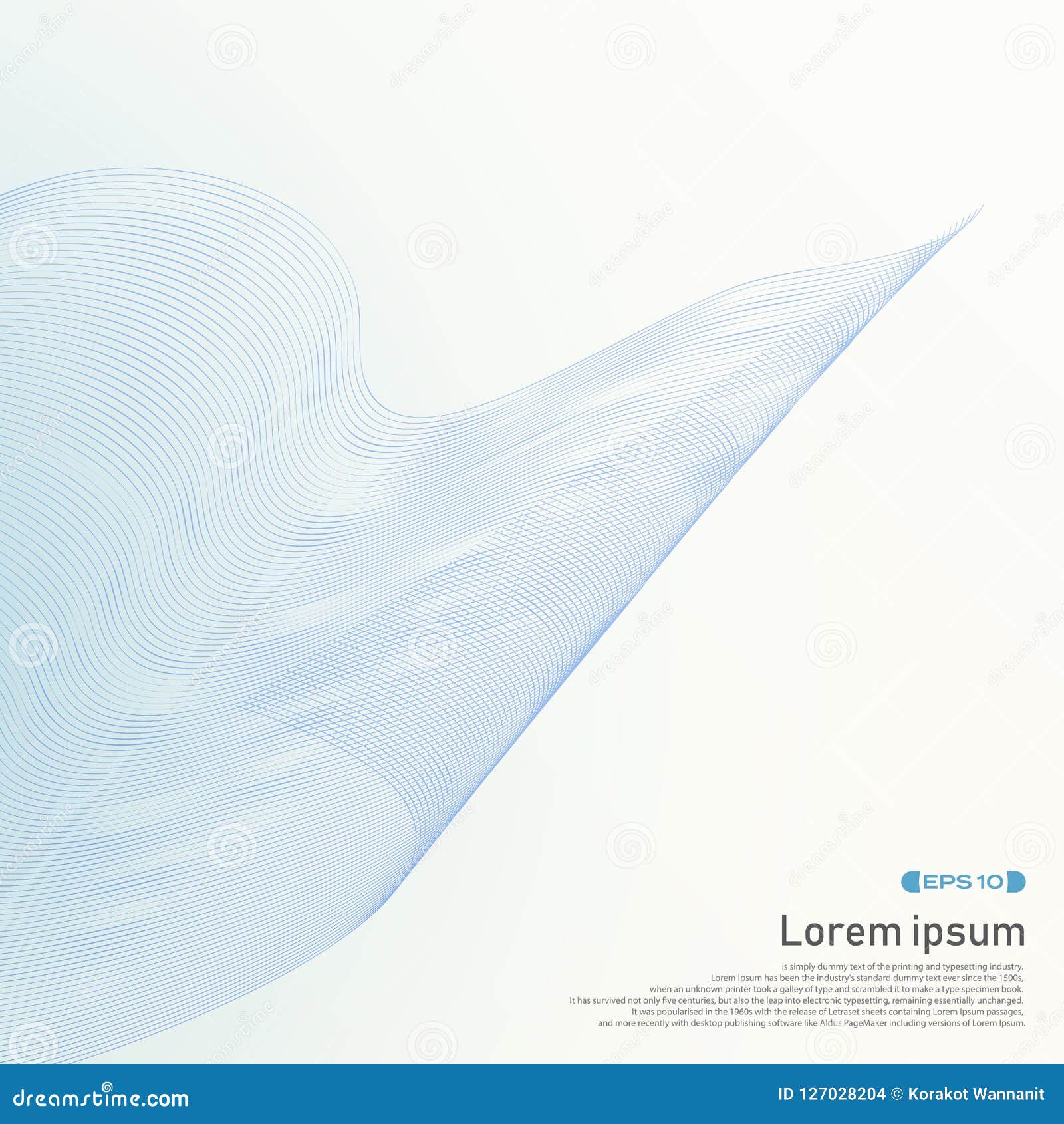 Abstract of Blue Free Stylish Line Pattern Background. Stock Vector ...