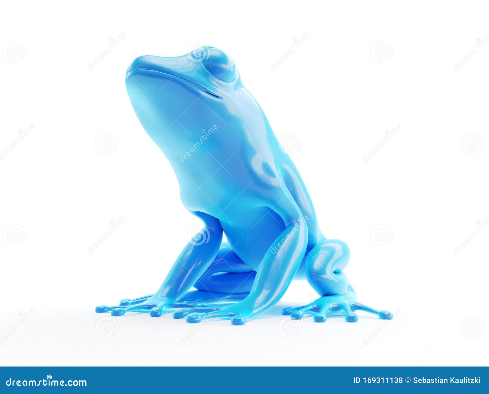An abstract blue frog stock illustration. Illustration of background ...