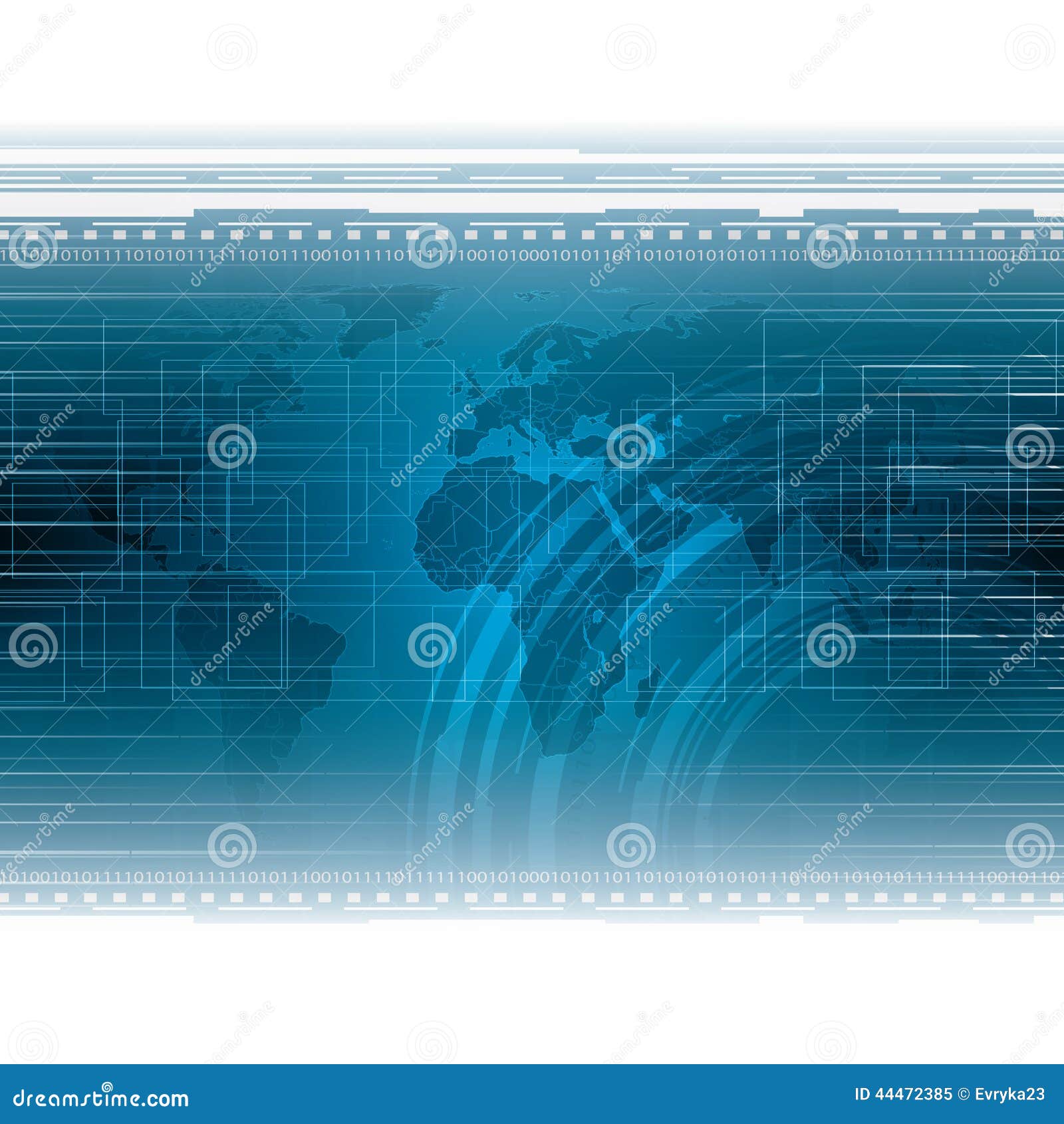 Abstract Blue Futuristic Tech Background Stock Vector - Illustration of ...