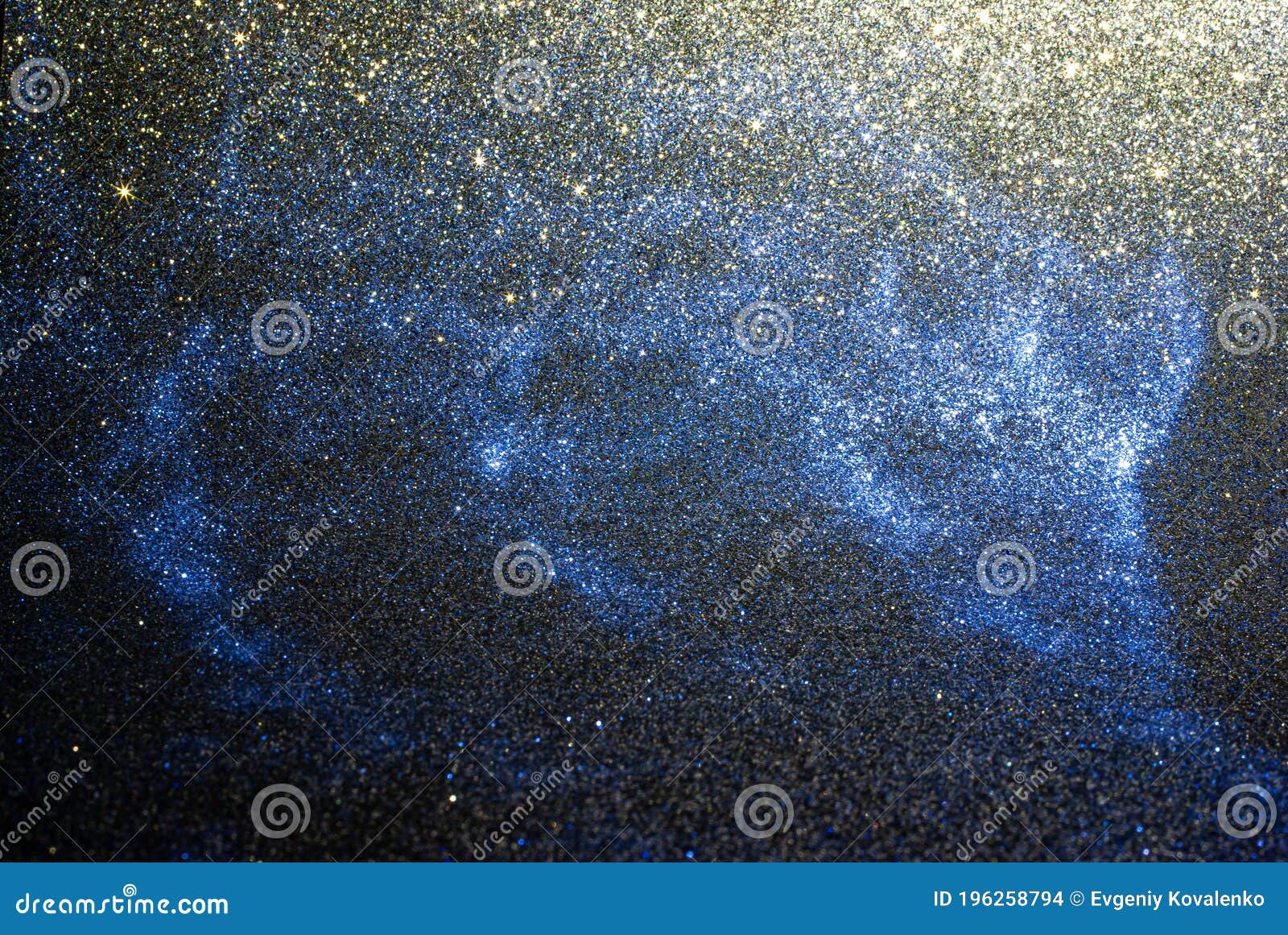 Abstract Blue Galaxy Space Background Stock Photo - Image of ...