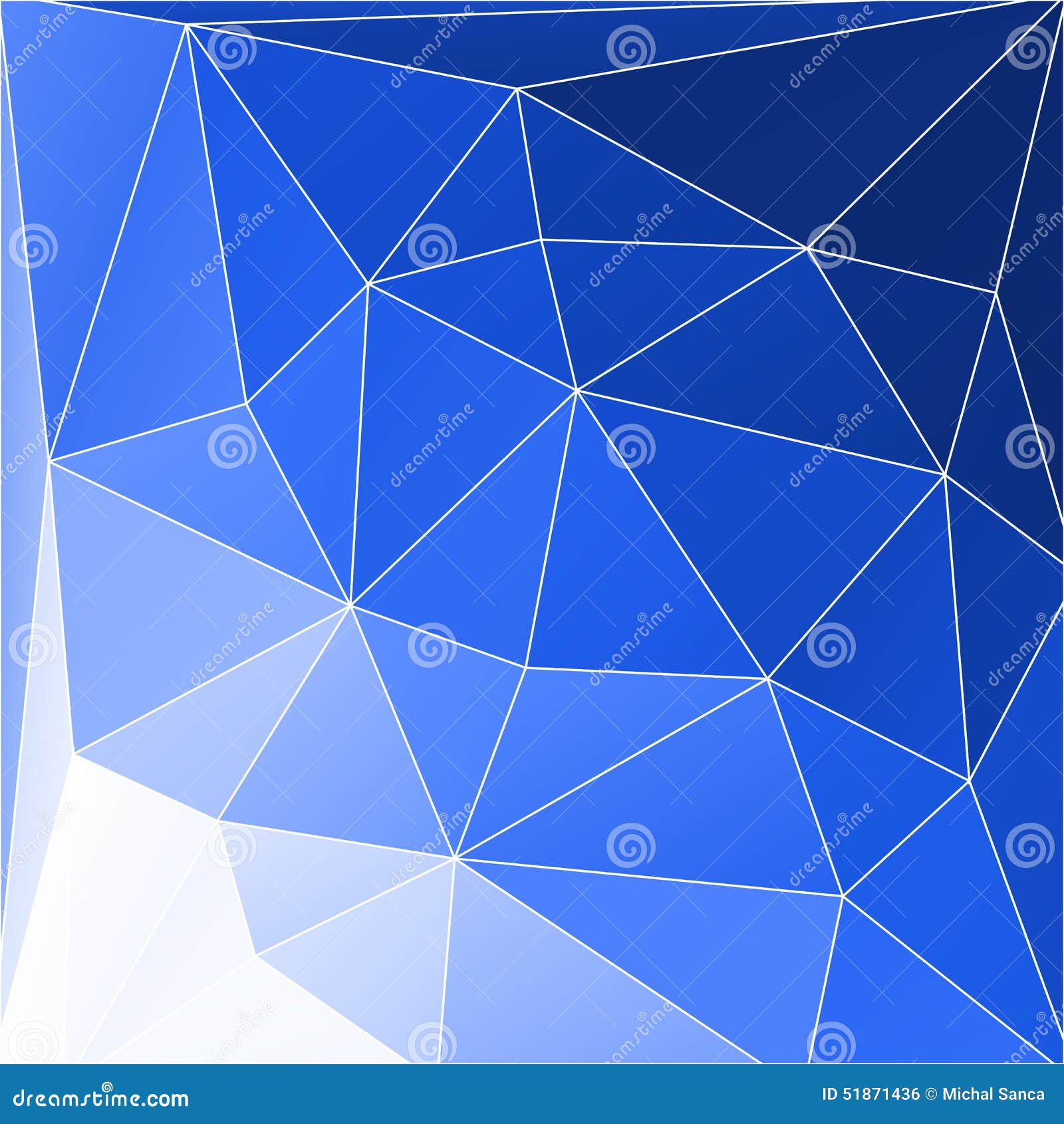 Abstract Blue Geometric Background Stock Vector - Illustration of card ...