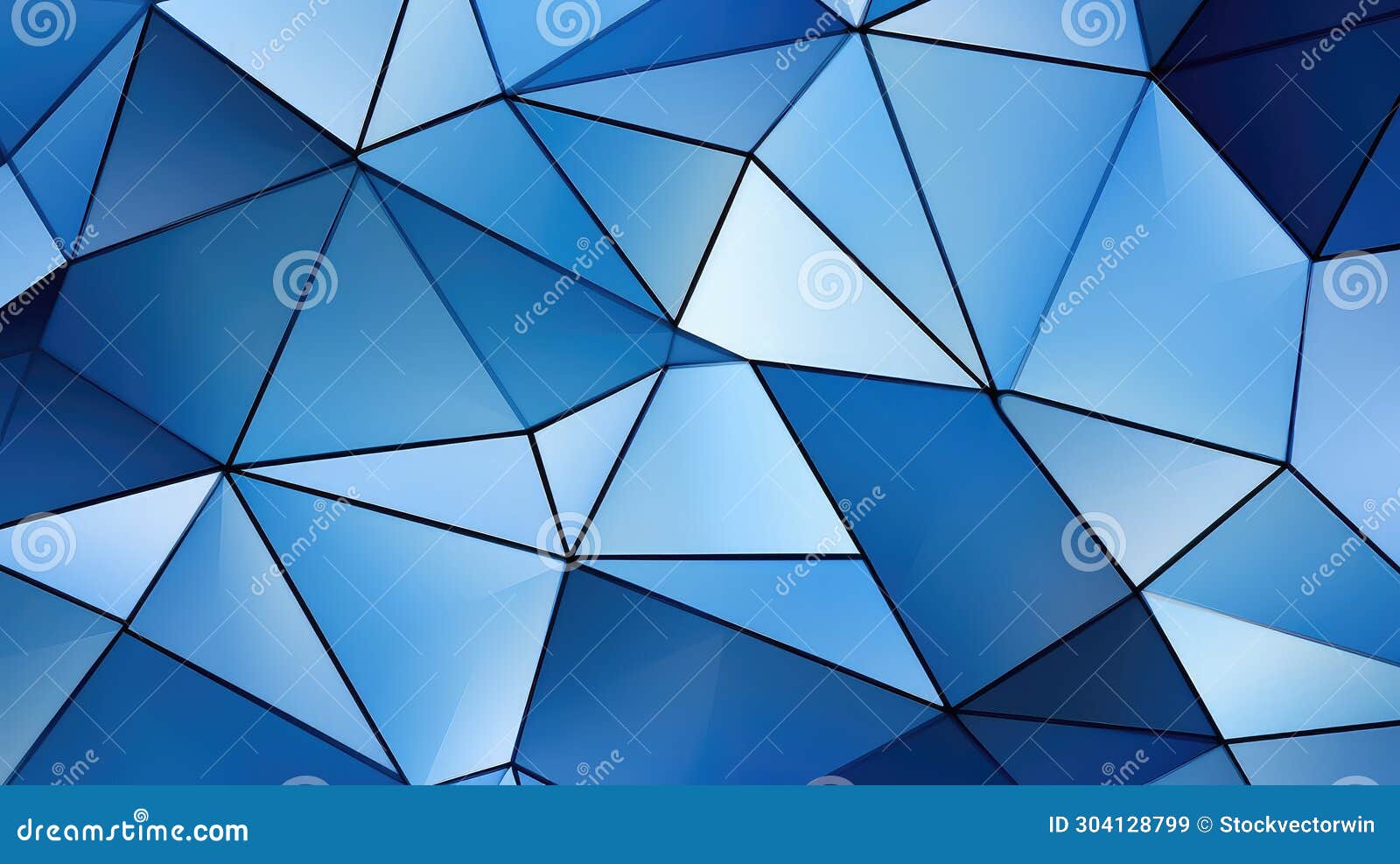 Abstract Blue Geometric Background Stock Illustration - Illustration of ...