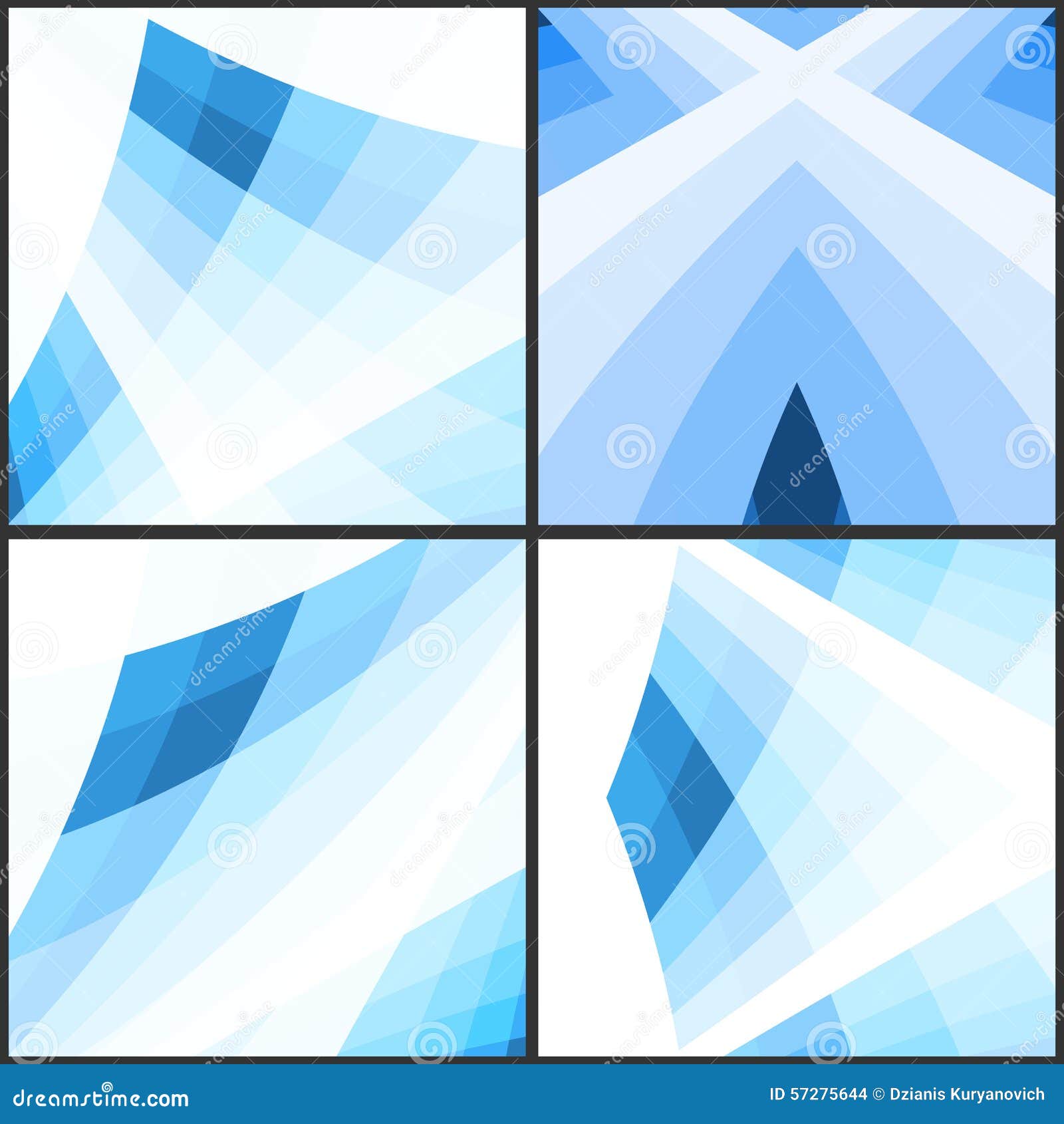 Abstract Blue Geometric Background. Vector Illustration Stock Vector ...