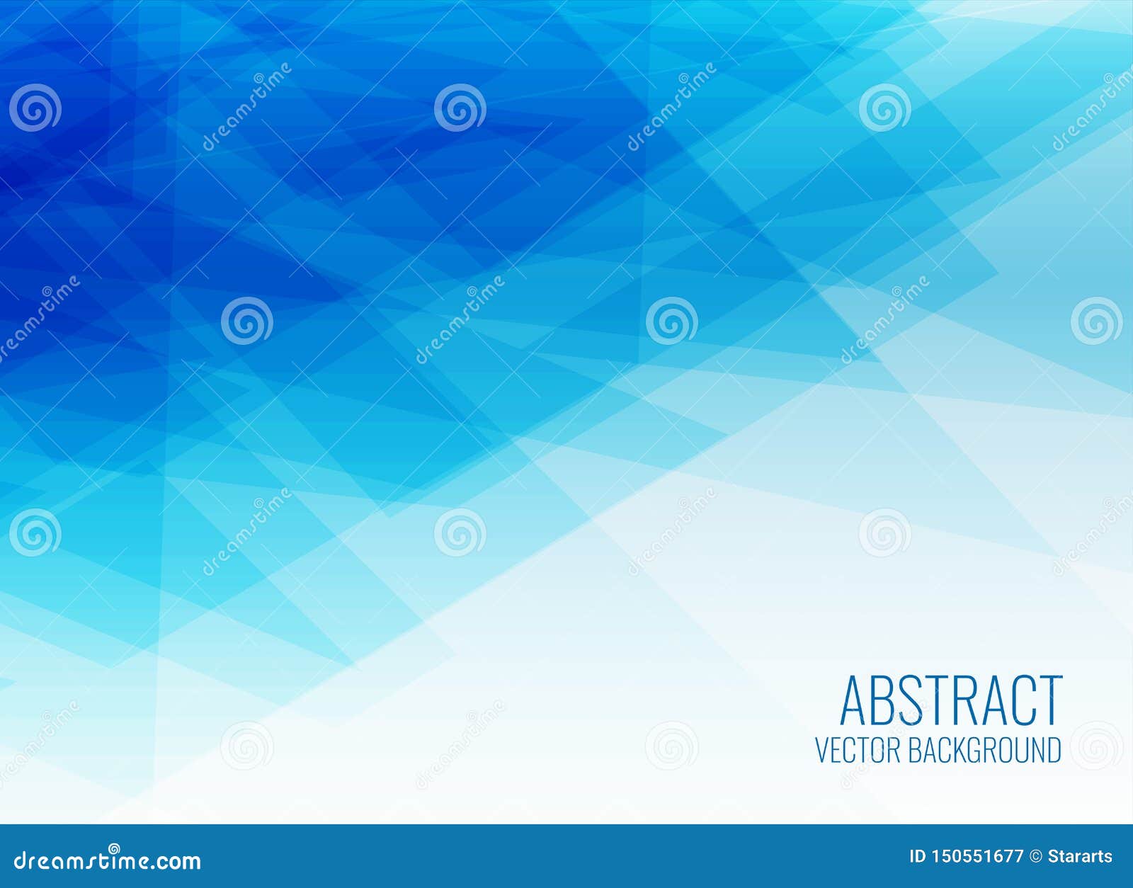 Abstract Blue Geometric Banner Design Stock Vector - Illustration of ...