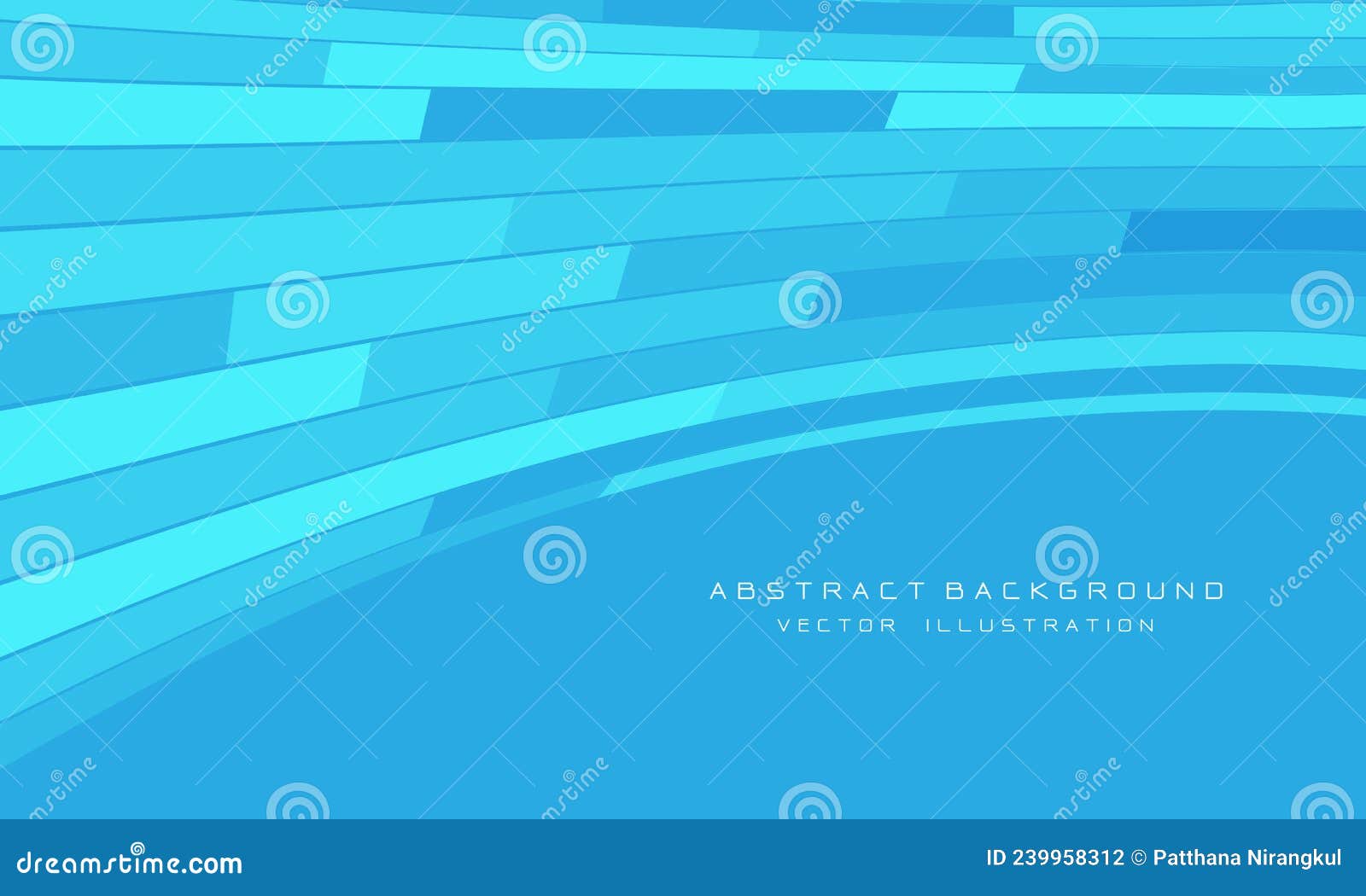 Abstract Blue Geometric With Blank Space Design Modern Futuristic