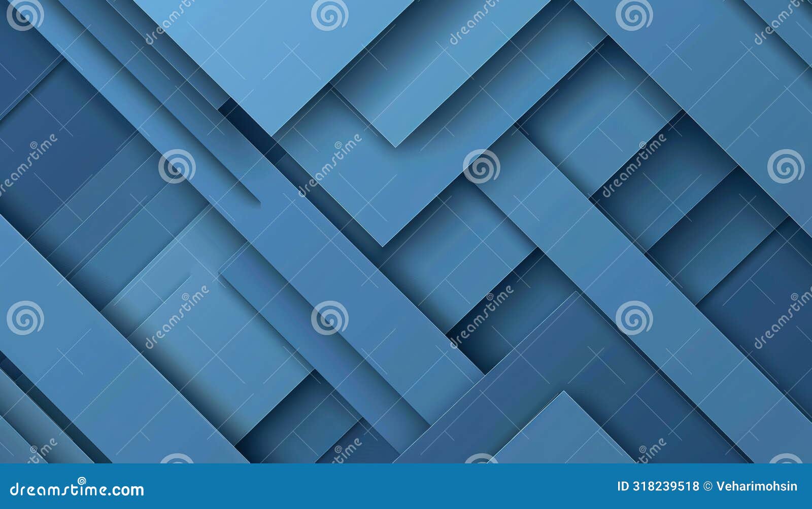 Abstract Blue Geometric Diagonal Overlay Layer Background Stock ...