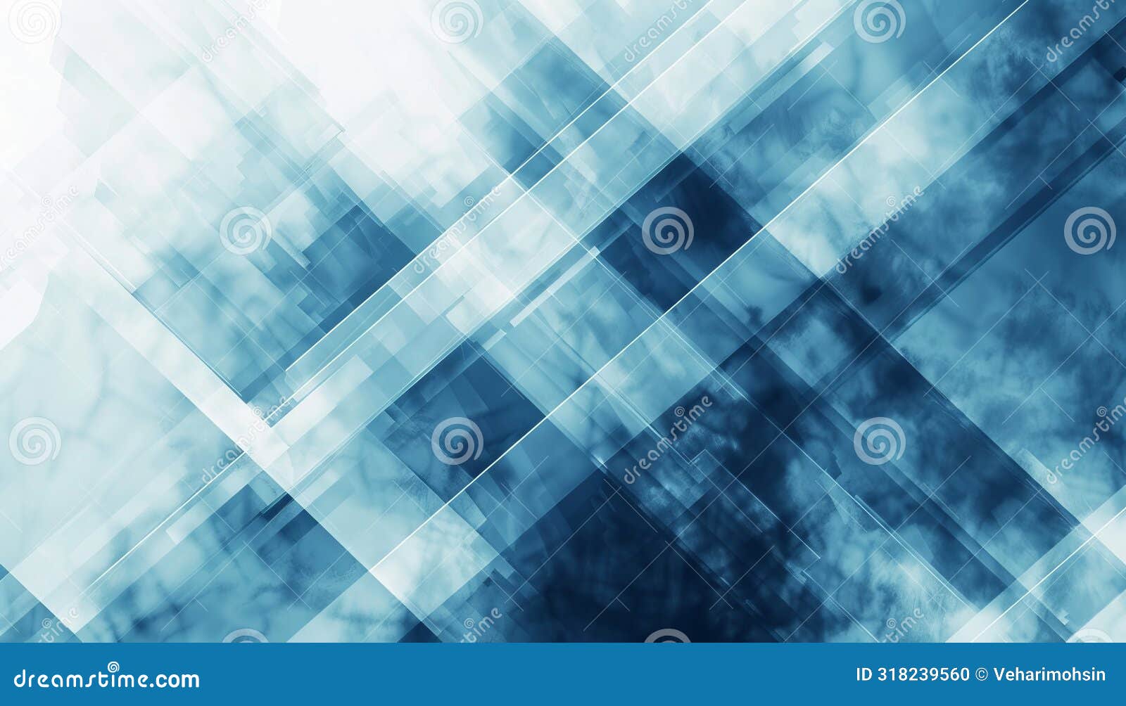 Abstract Blue Geometric Diagonal Overlay Layer Background Stock ...