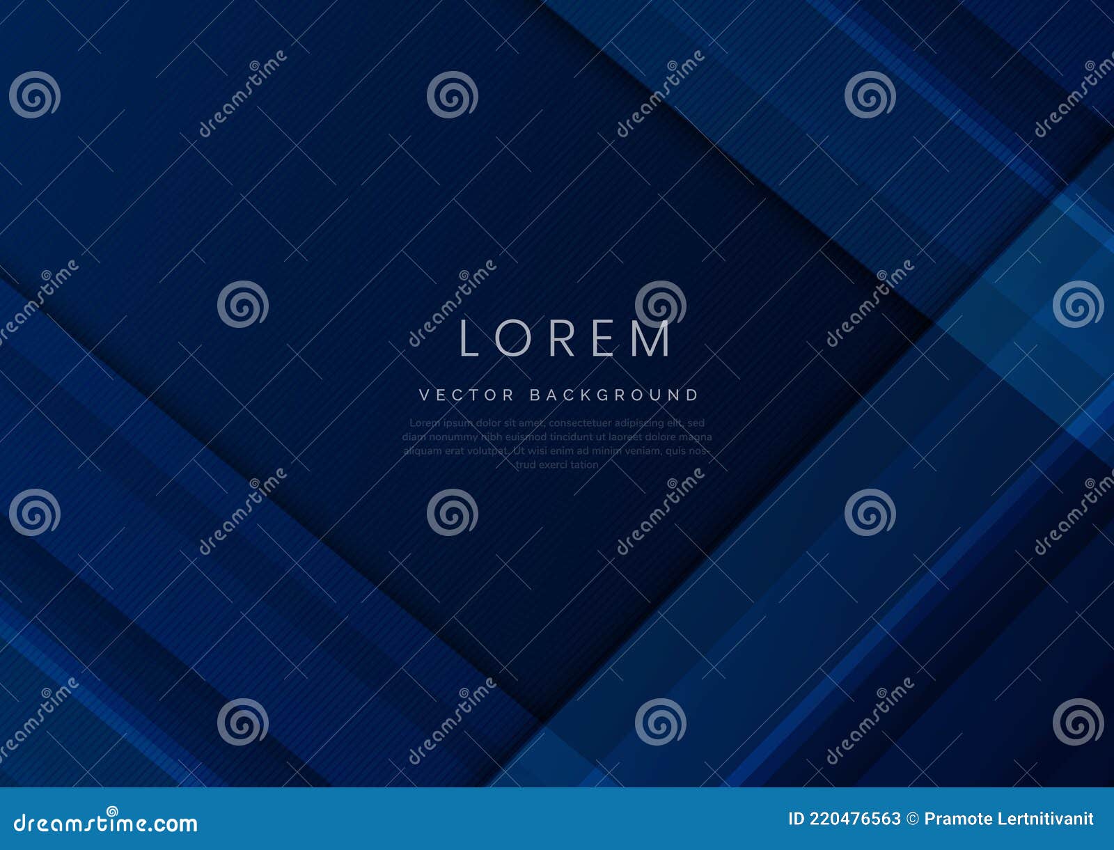 Abstract Blue Geometric Diagonal Overlay Layer Background Stock Vector ...