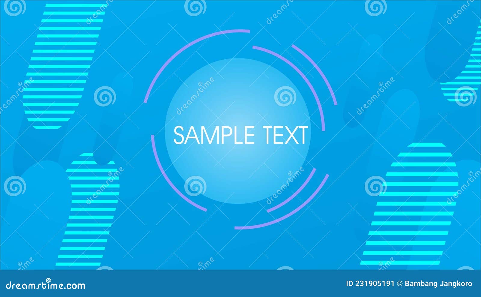 Abstract Blue Geometric Overlay Layer Background. Stock Illustration ...