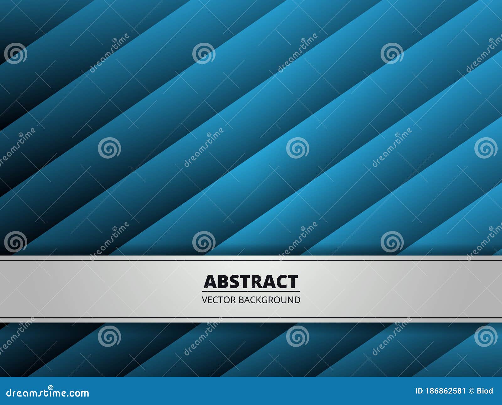 Abstract Blue Geometric Gradient Background with Light. Modern Vector ...