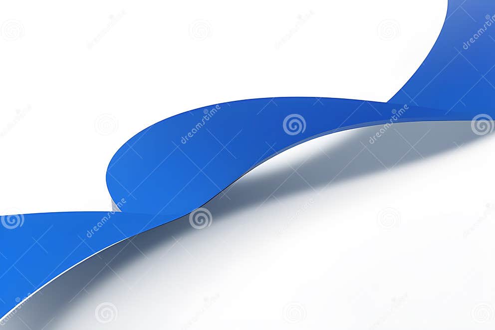 Abstract Blue Geometric Isolate On White Background Vector