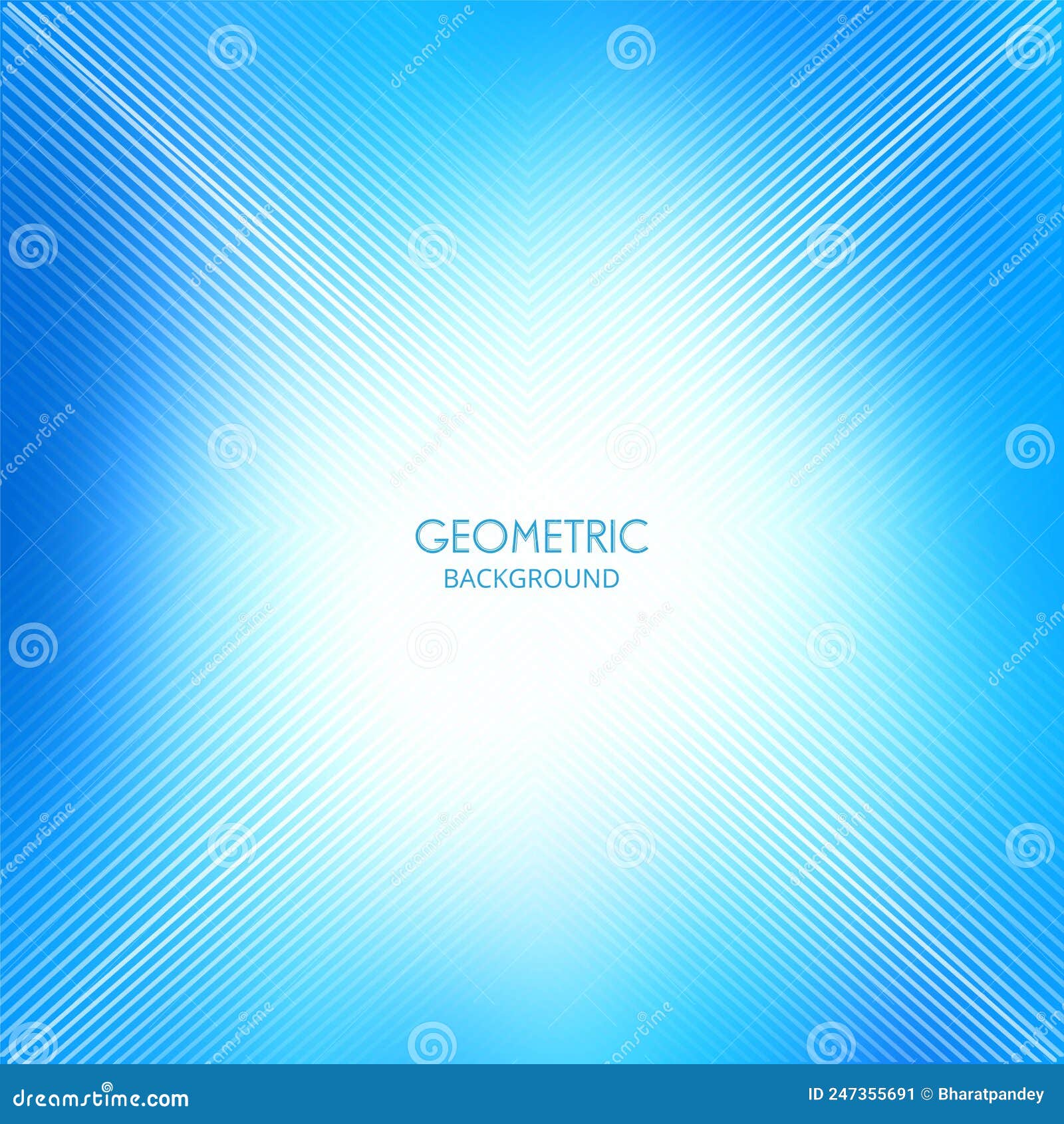 Abstract Blue Geometric Lines Background Stock Illustration ...
