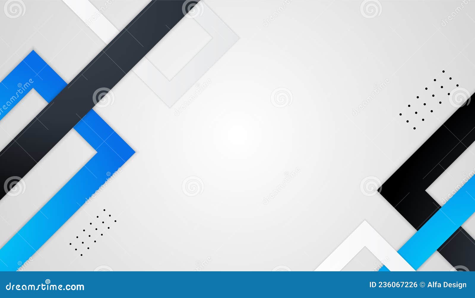 Abstract Blue Geometric Shape Overlay Layer Background Technology Style ...